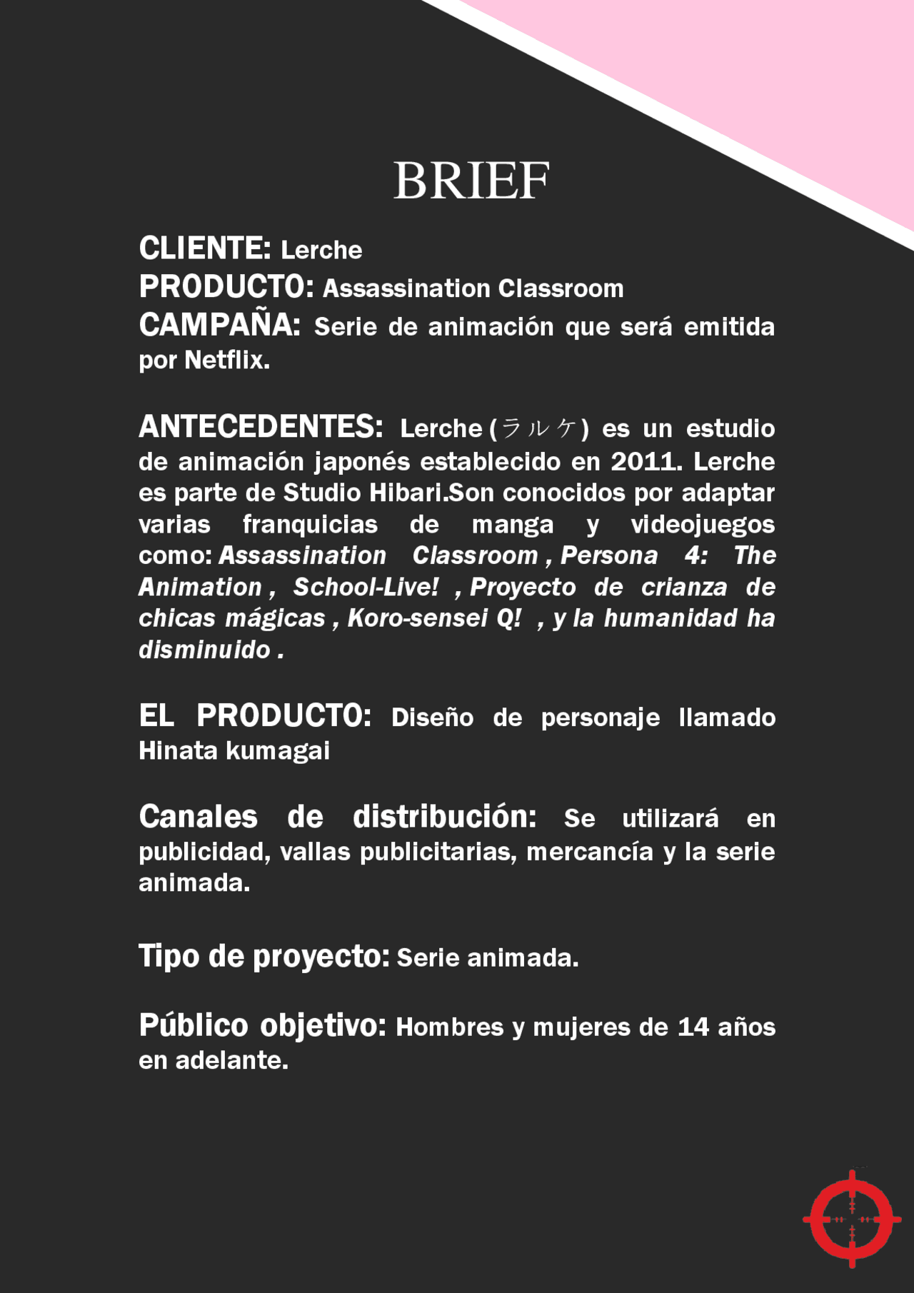Brief personal como posible guía | Guías, Proyectos, Investigaciones de ...