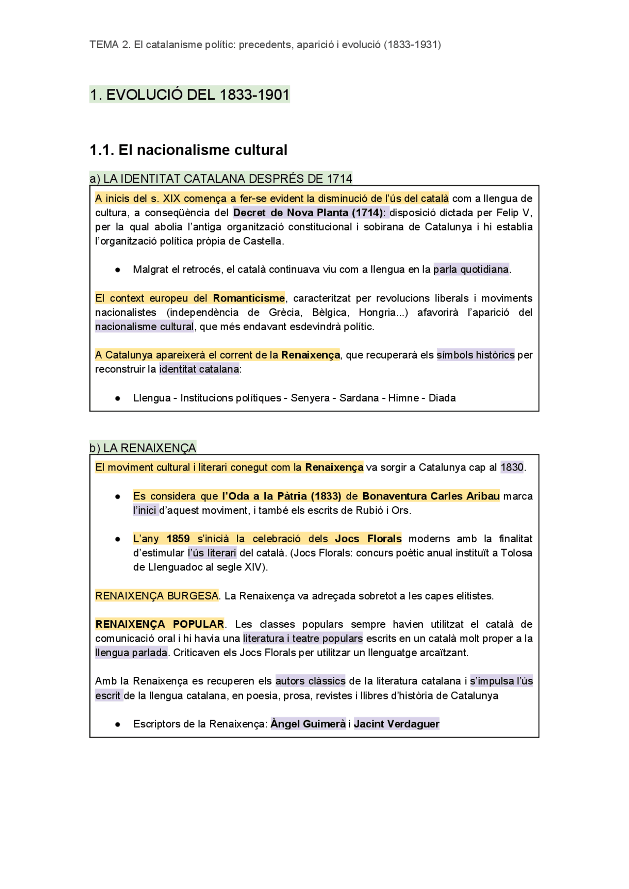 Historia Selectivitat 1833 1931 Docsity