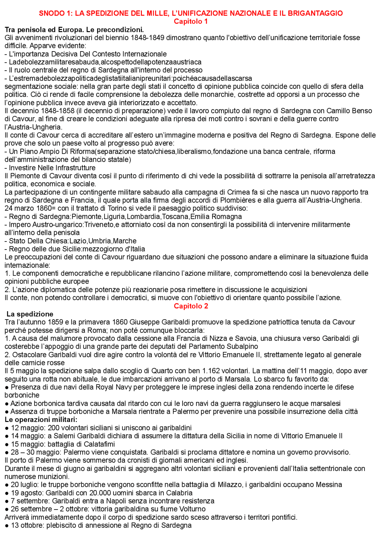 Snodi E Questioni Riassunto Docsity