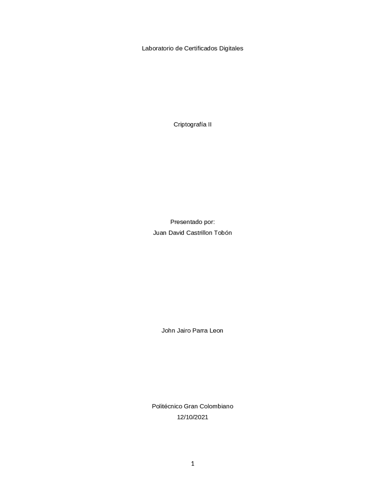 Actividad criptografia escenario 2 | Ejercicios de Criptografía y Seguridad del Sistema - Docsity