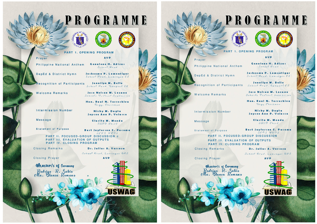 Presentations During Conduct Of Programs Docsity