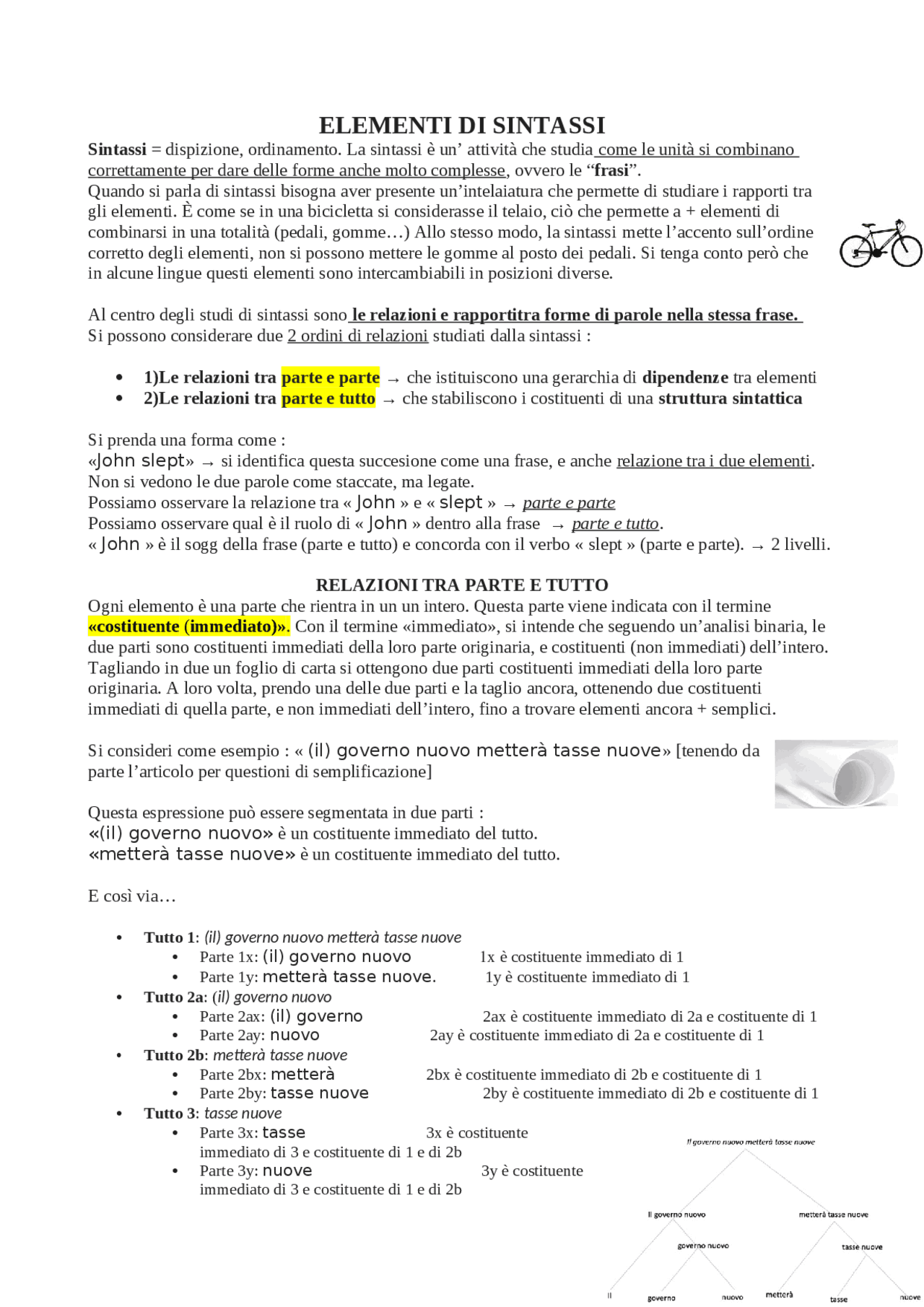 Appunti Di Linguistica Generale 2º Semestre Prof Gobbe Docsity