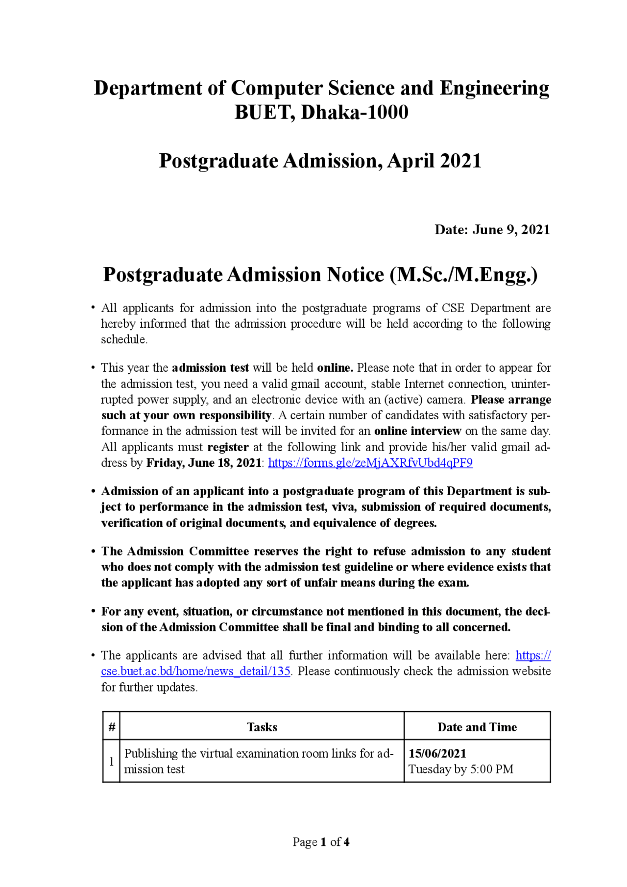 Buet In Msc In Cse Preparation Docsity