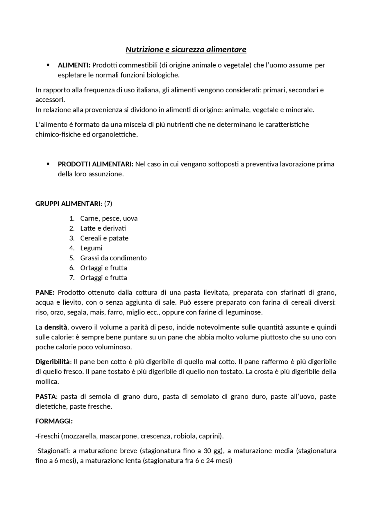 Lezione Igiene Prof Coniglio Docsity