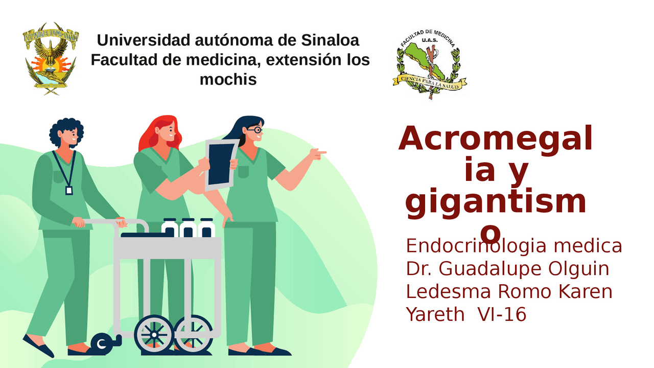 Acromegalia Y Gigantismo Diapositivas De Endocrinología Docsity