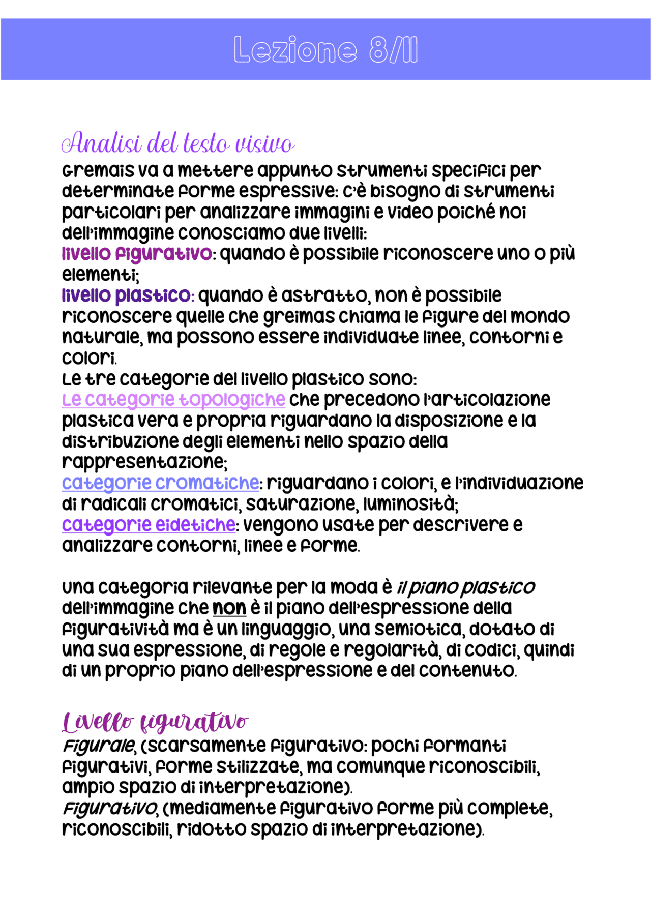 Appunti semiotica della moda - Docsity