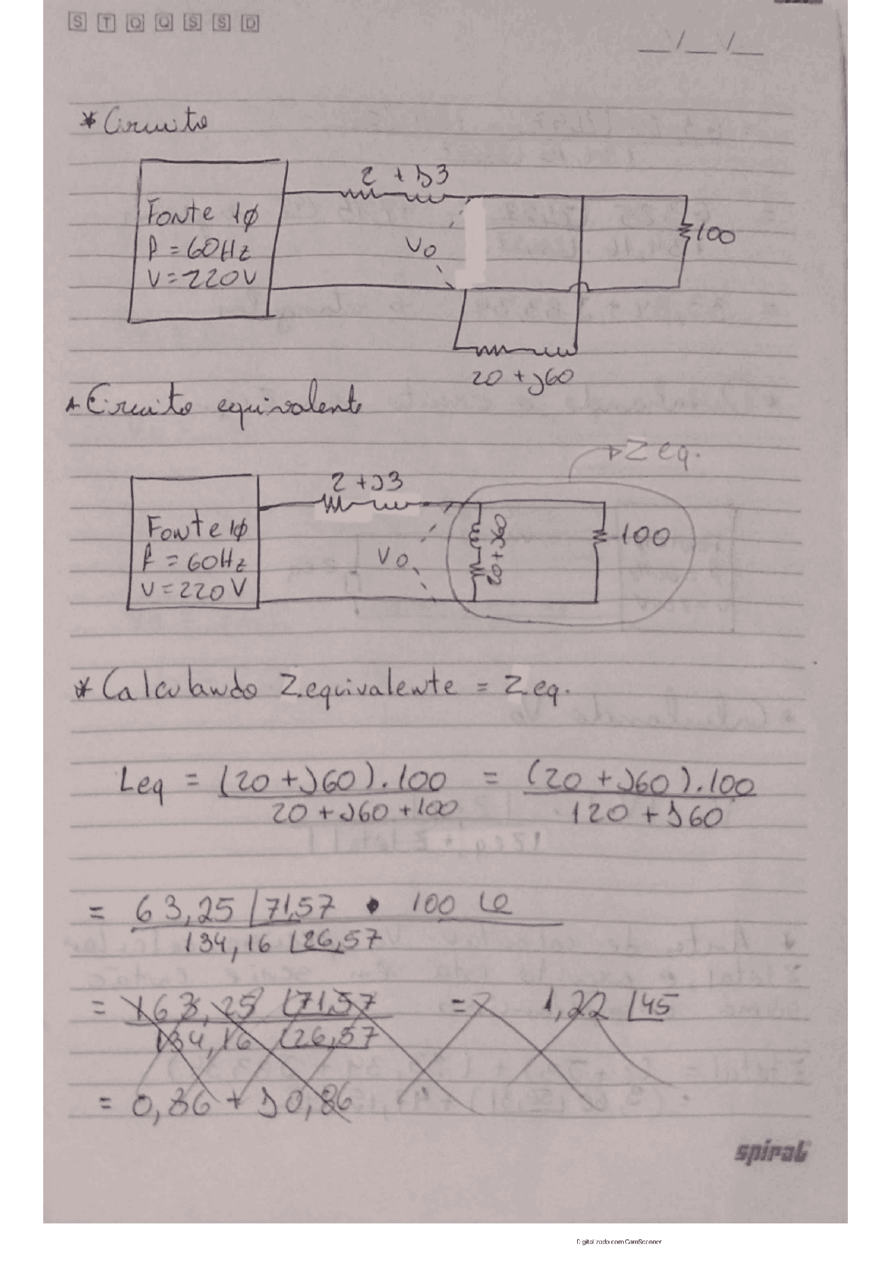 Prova Sobre Circuitos Elétricos Docsity