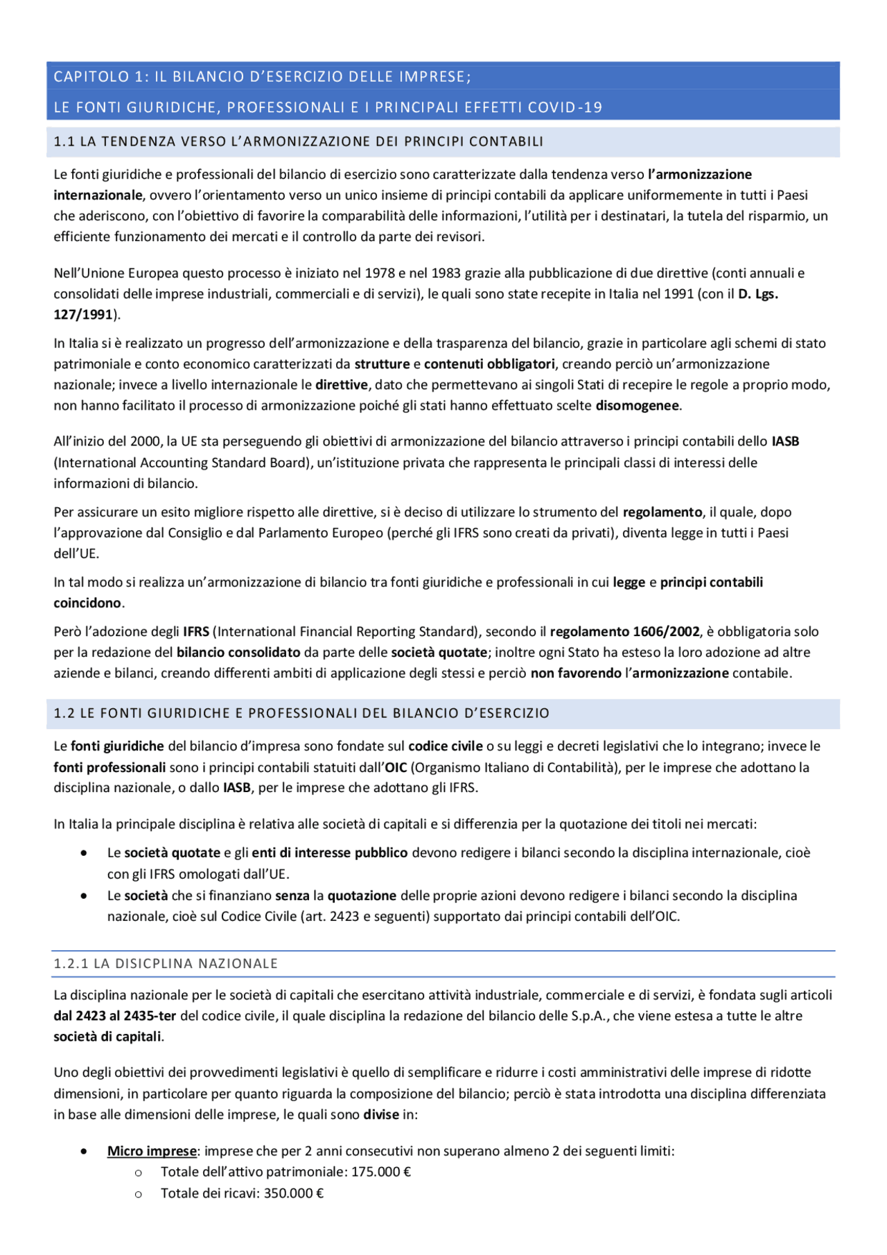 Appunti Di ContabilitÀ E Bilancio Docsity