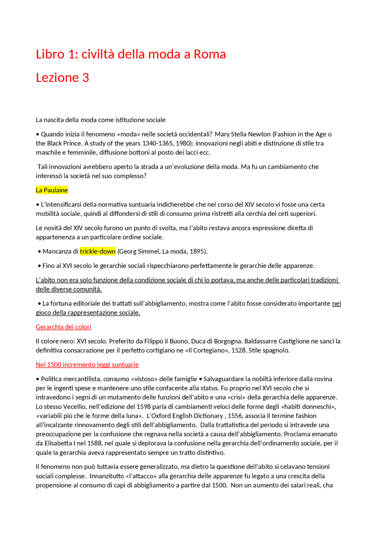 Civiltà Della Moda Belfanti Docsity