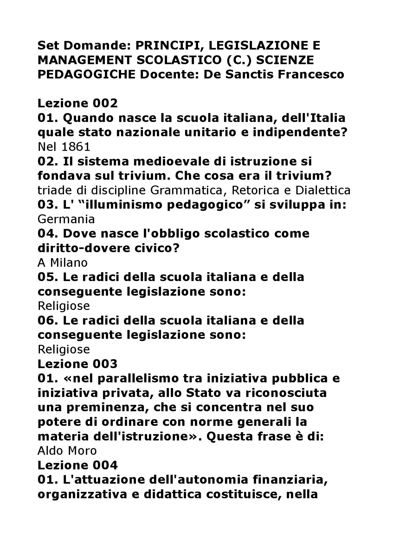 Principi Legislazione E Management Scolastico Panieri Di Diritto