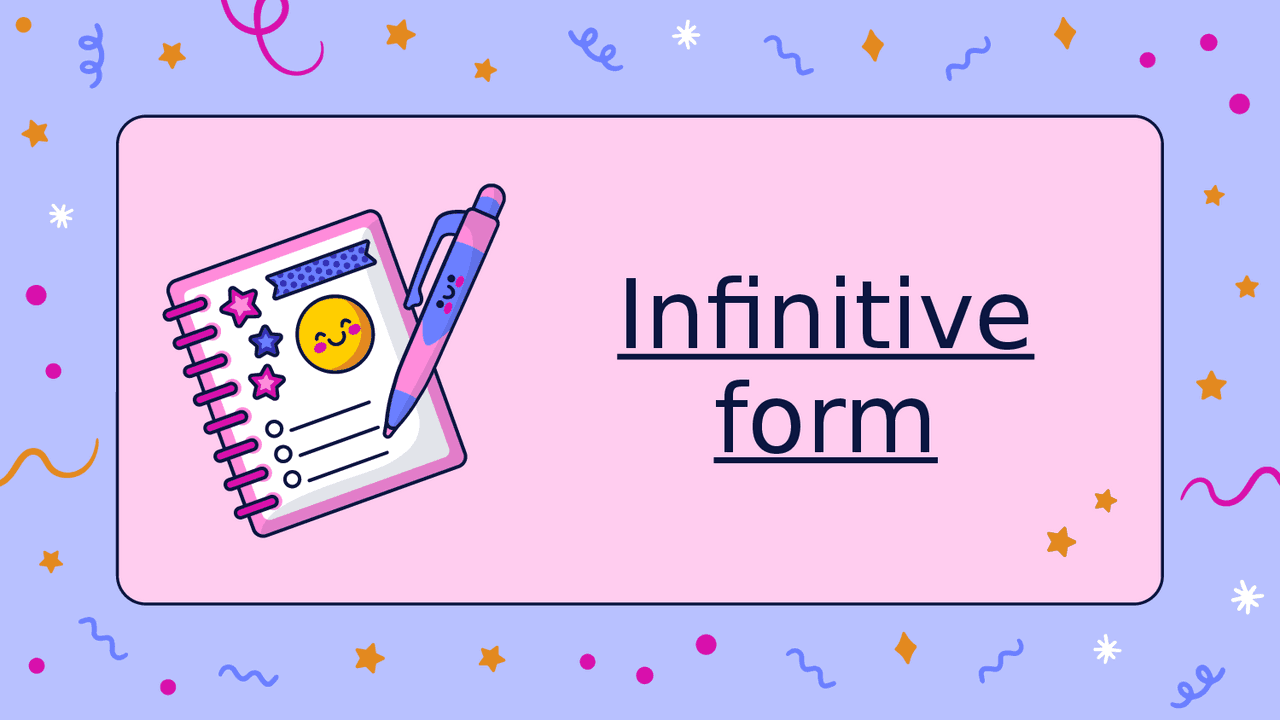 Forma infinitiva en inglés - Docsity