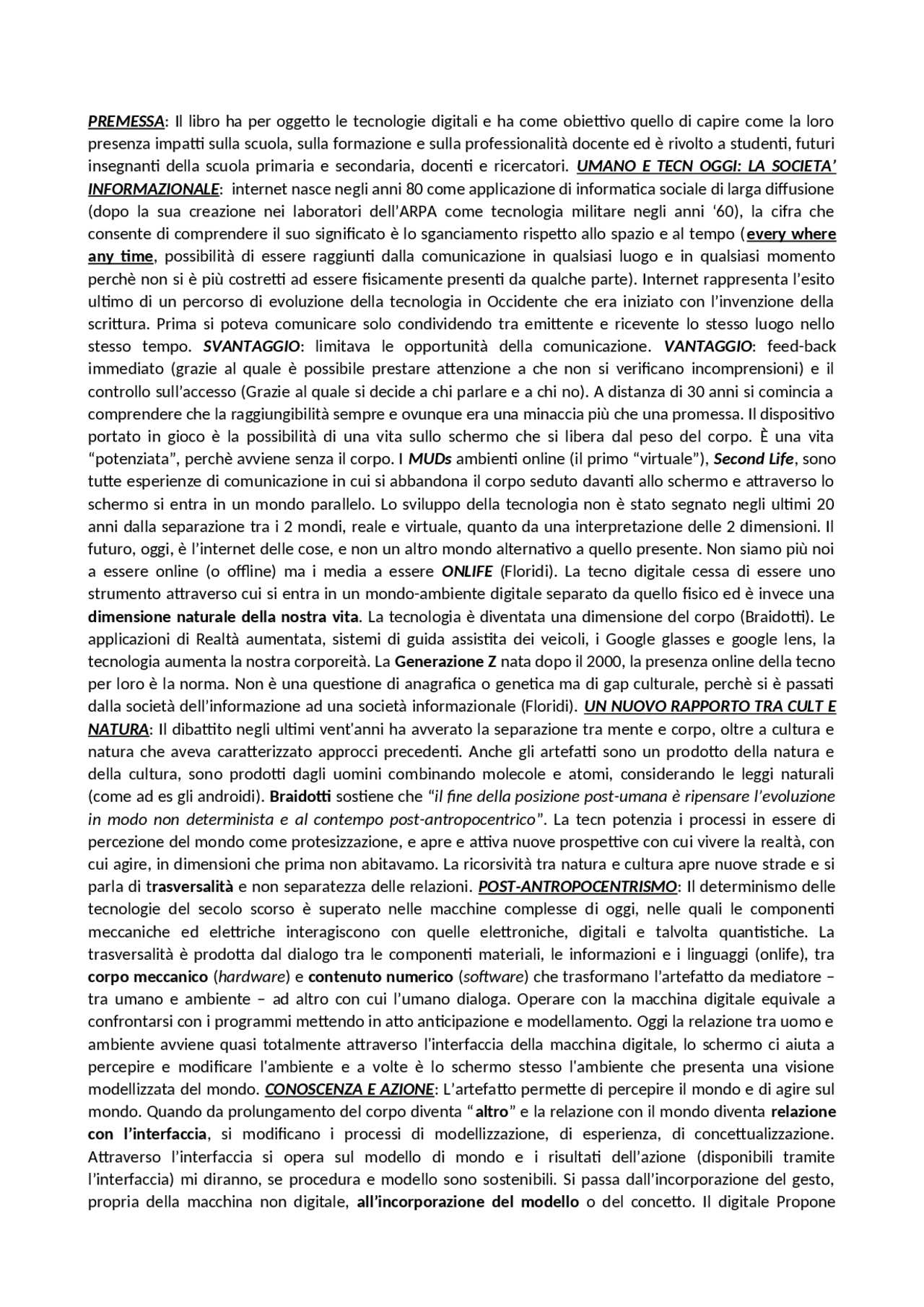 Tecnologie Per Leducazione Docsity