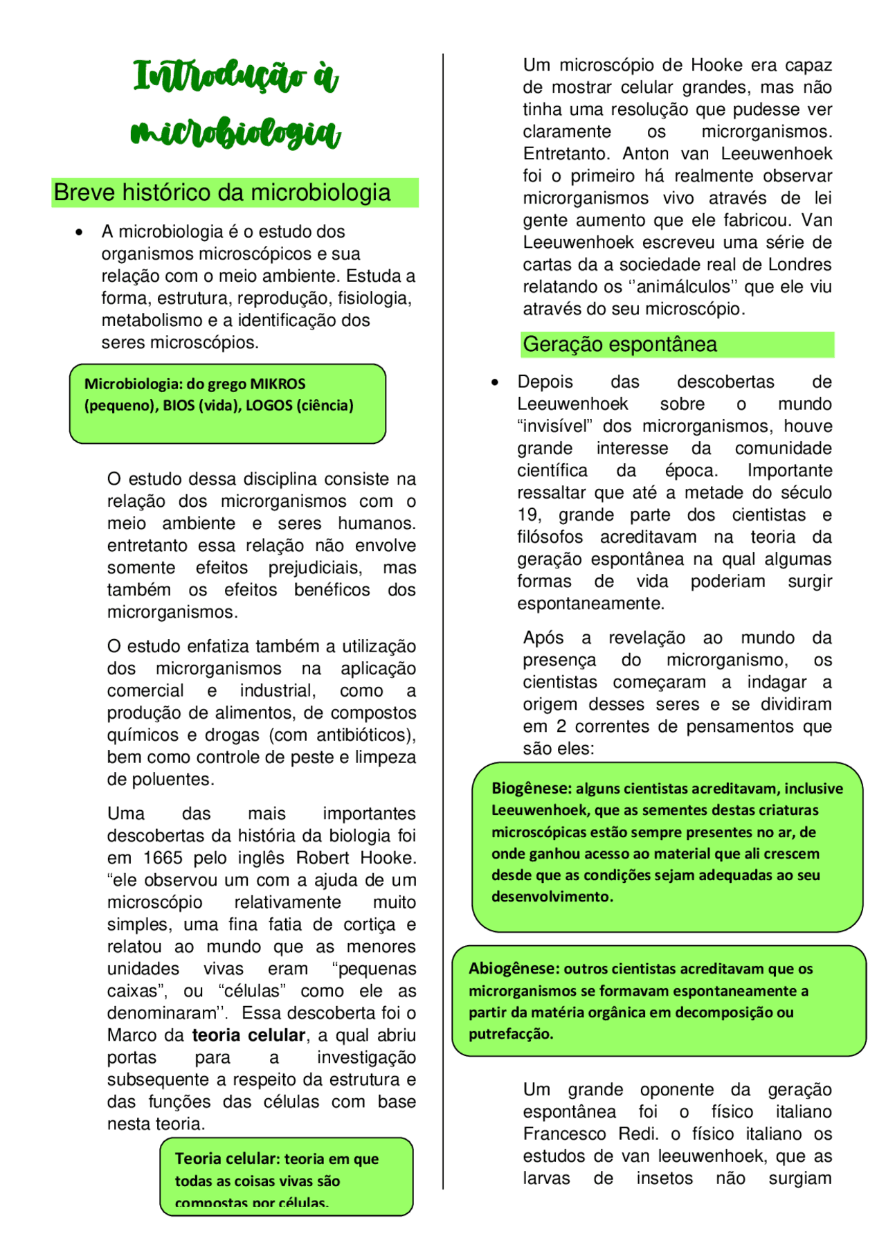 Microbiologia Resumos Digitalizados Docsity