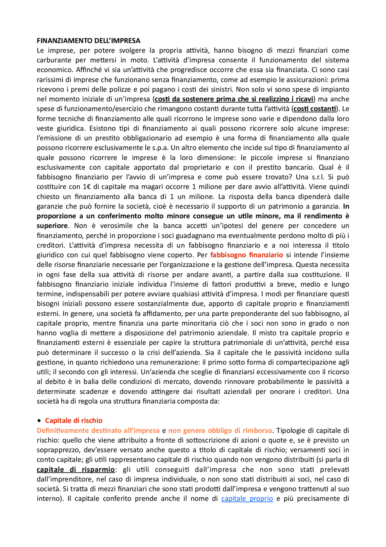 Appunti Di Diritto Commerciale Ii Prof Lorenzo Stanghellini Docsity