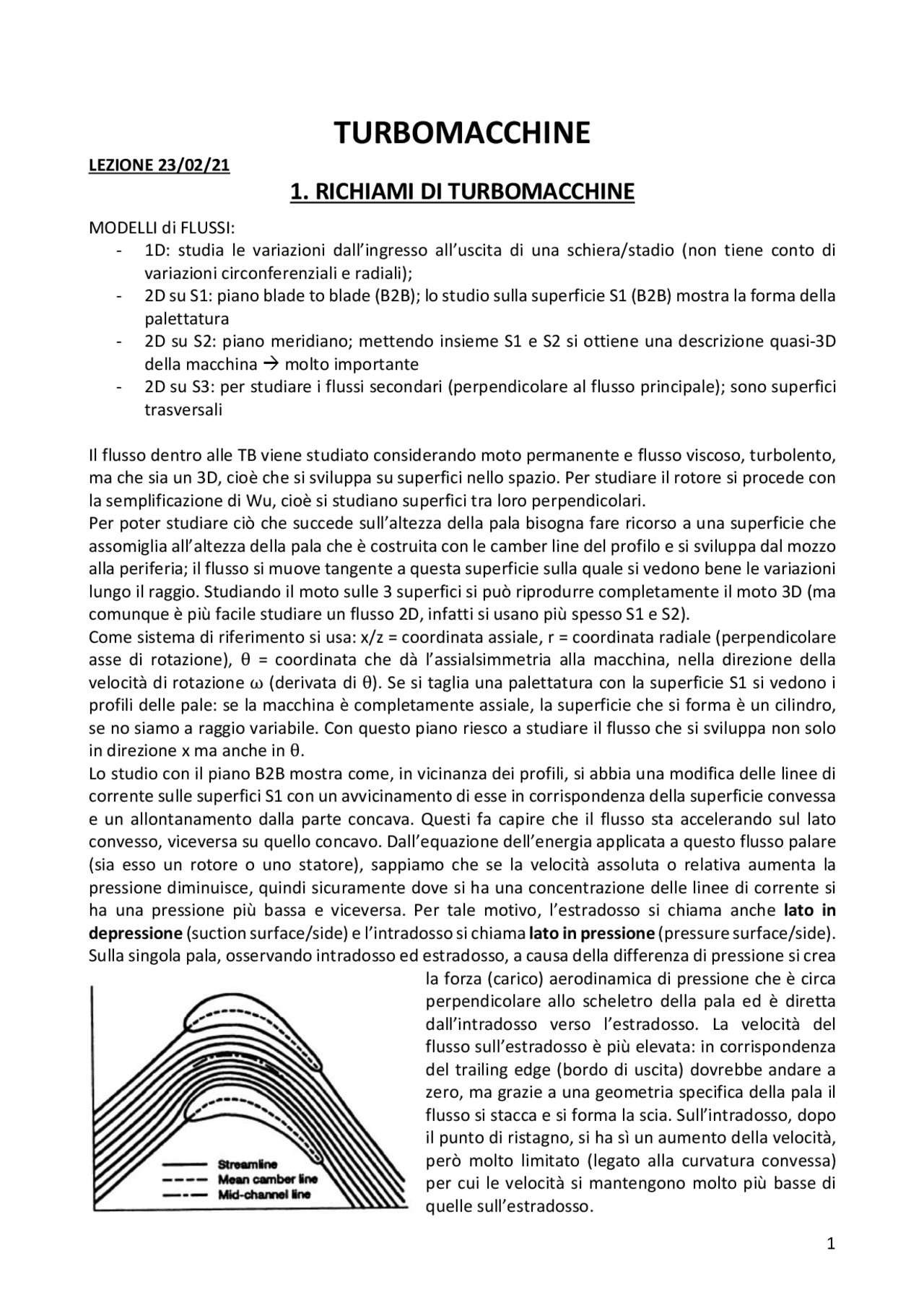 Dispense Del Modulo Di Turbomacchine Per Il Corso Di Lm In Ingegneria