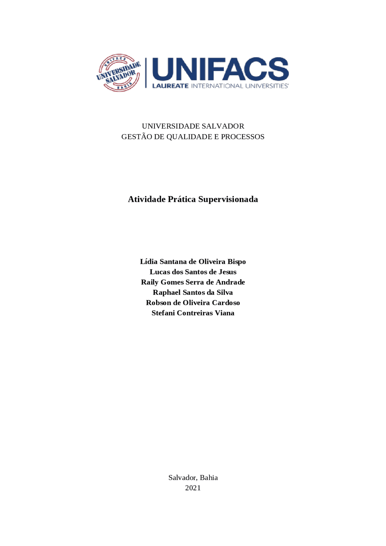A1 Da Gestão De Qualidade Docsity
