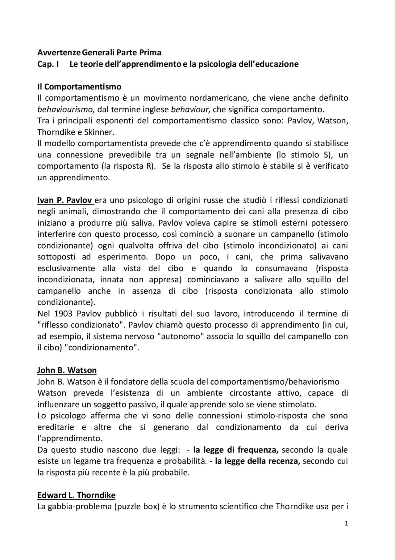 Avvertenze Generali Edises Docsity
