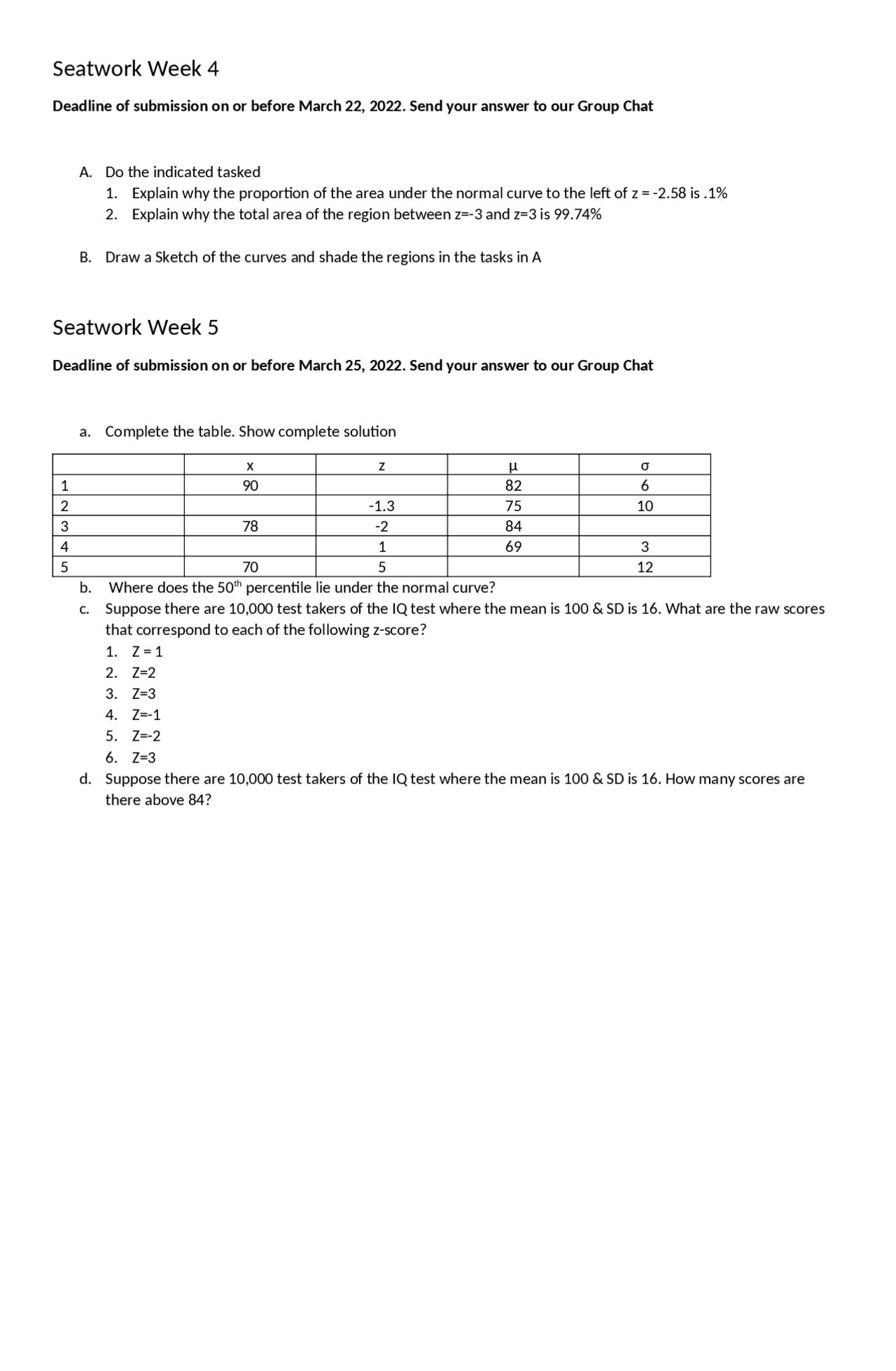 Activities To Answer Docsity
