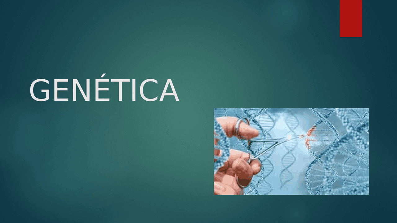 Presentacion Power Point Genetica - Docsity