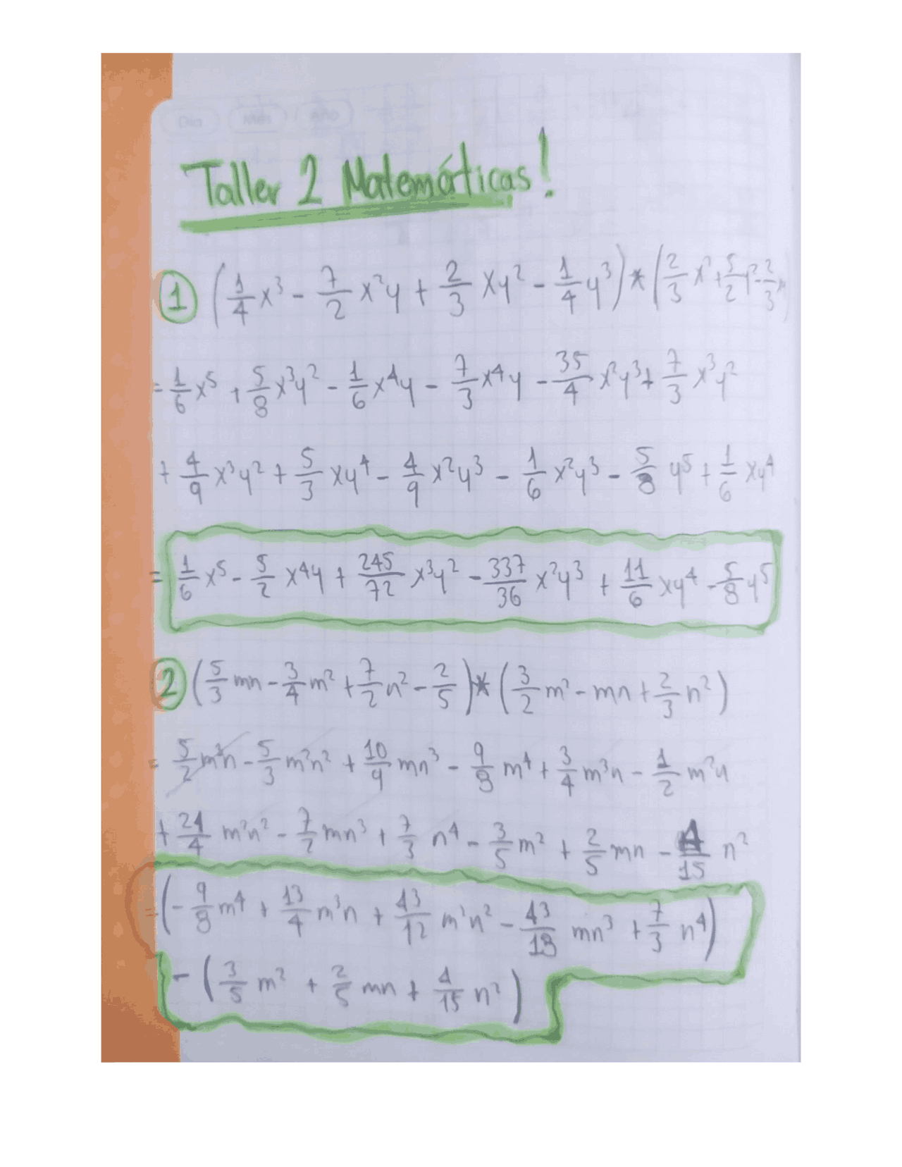 Taller de Ejercicios de Conceptos Basicos | Ejercicios de Matemáticas | Docsity