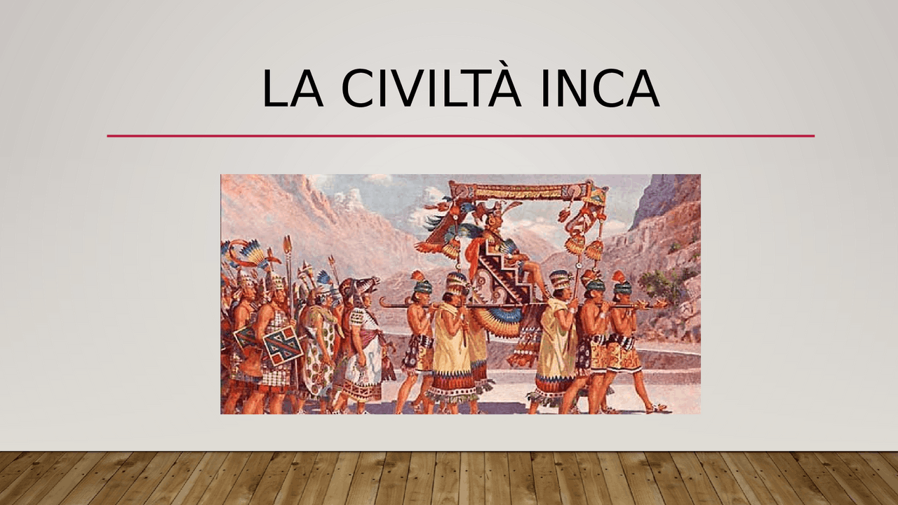 Inca storia powerpoint | Slide di Storia | Docsity