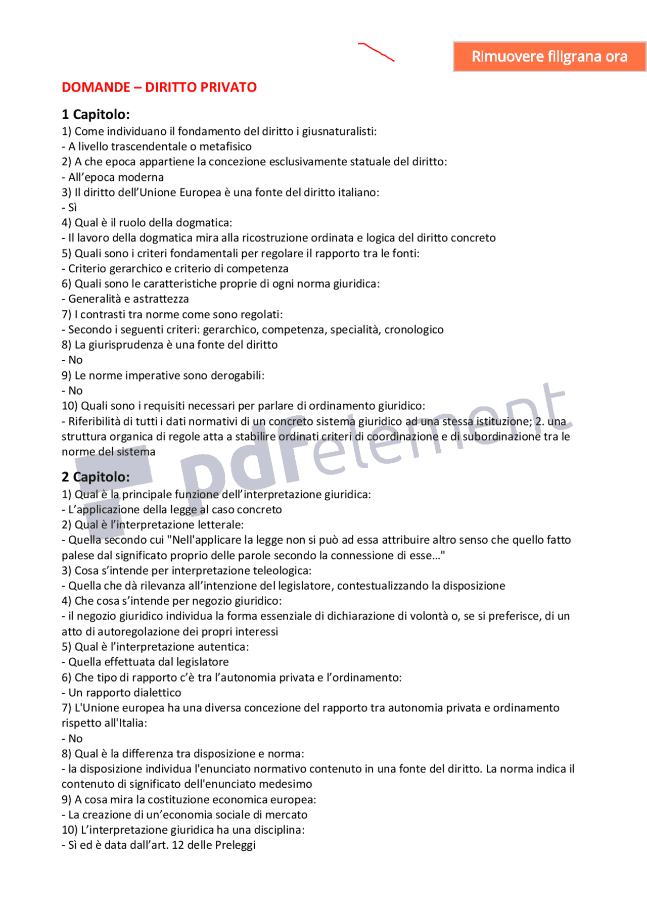 Paniere Mercatorum 2022 Diritto privato facoltà Scienze giuridiche L-14 L14 | Panieri di Diritto ...