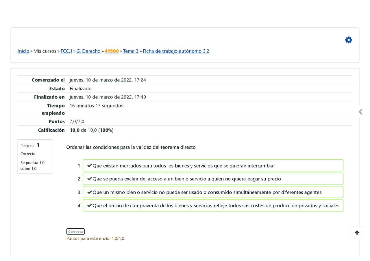 Test AutoevaluaciÓn Docsity