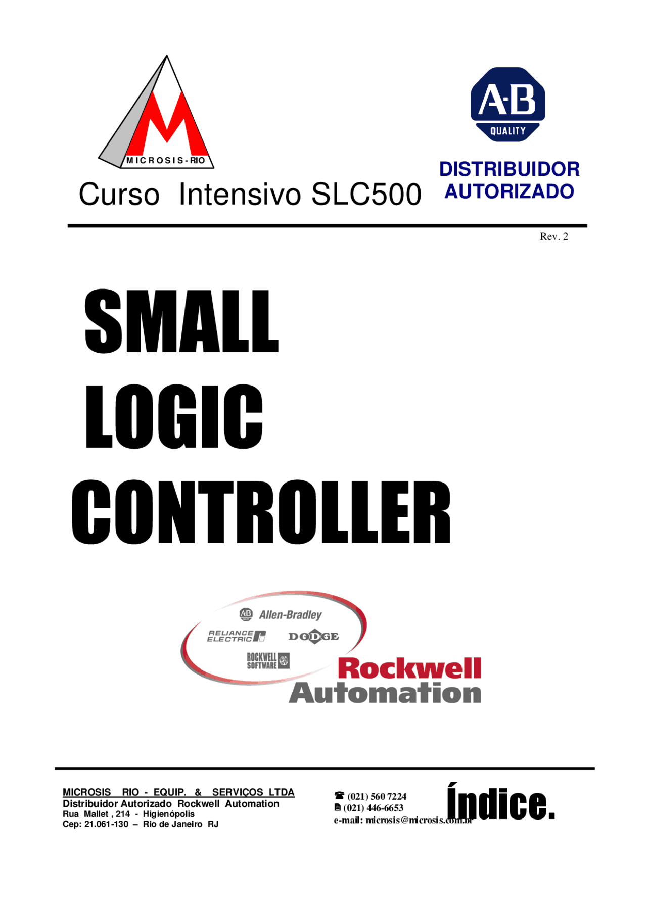 Curso Aplicado E Basico Dos Clps Allen Bradley Docsity