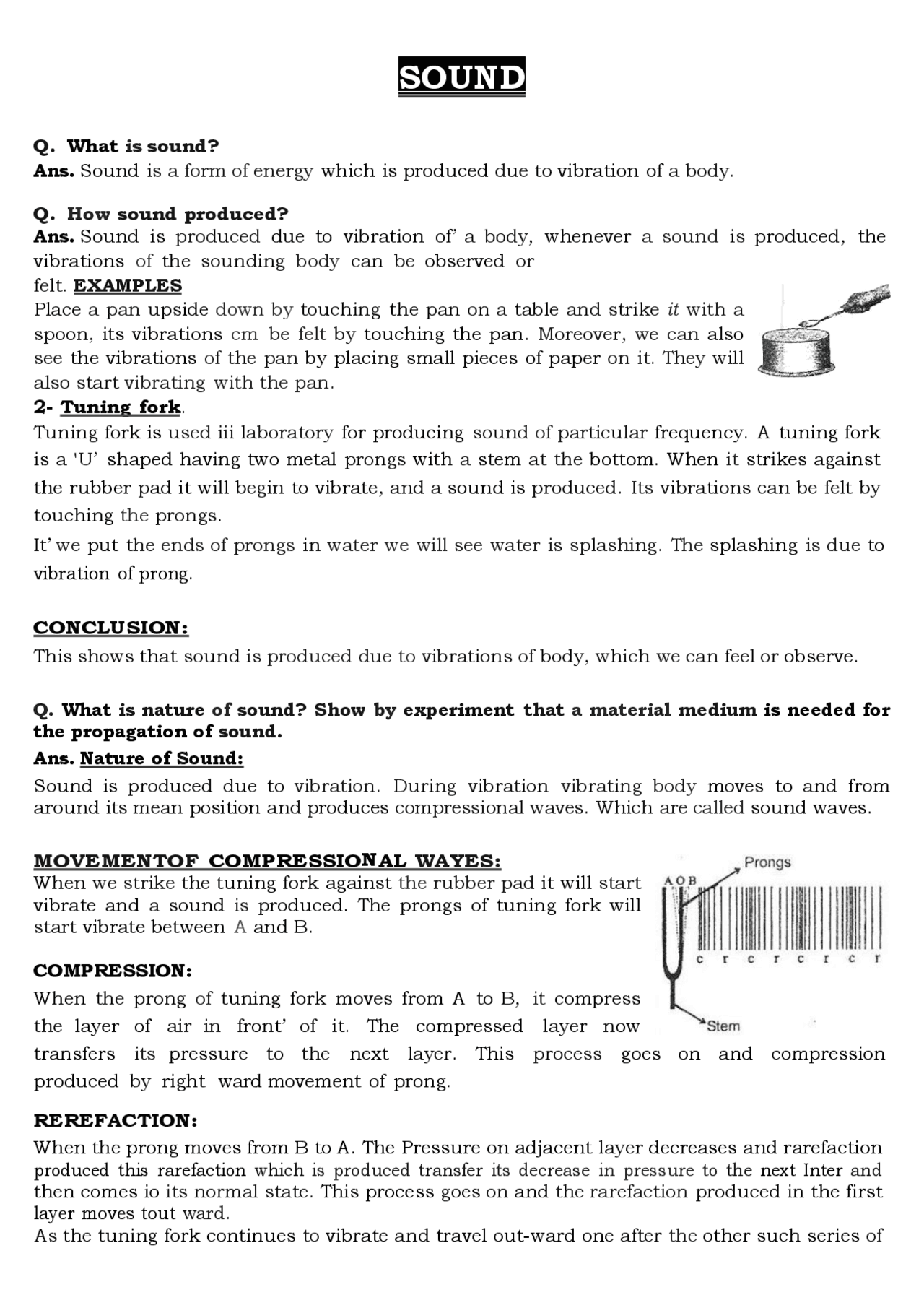 Physics Chapter 2 Sound Docsity