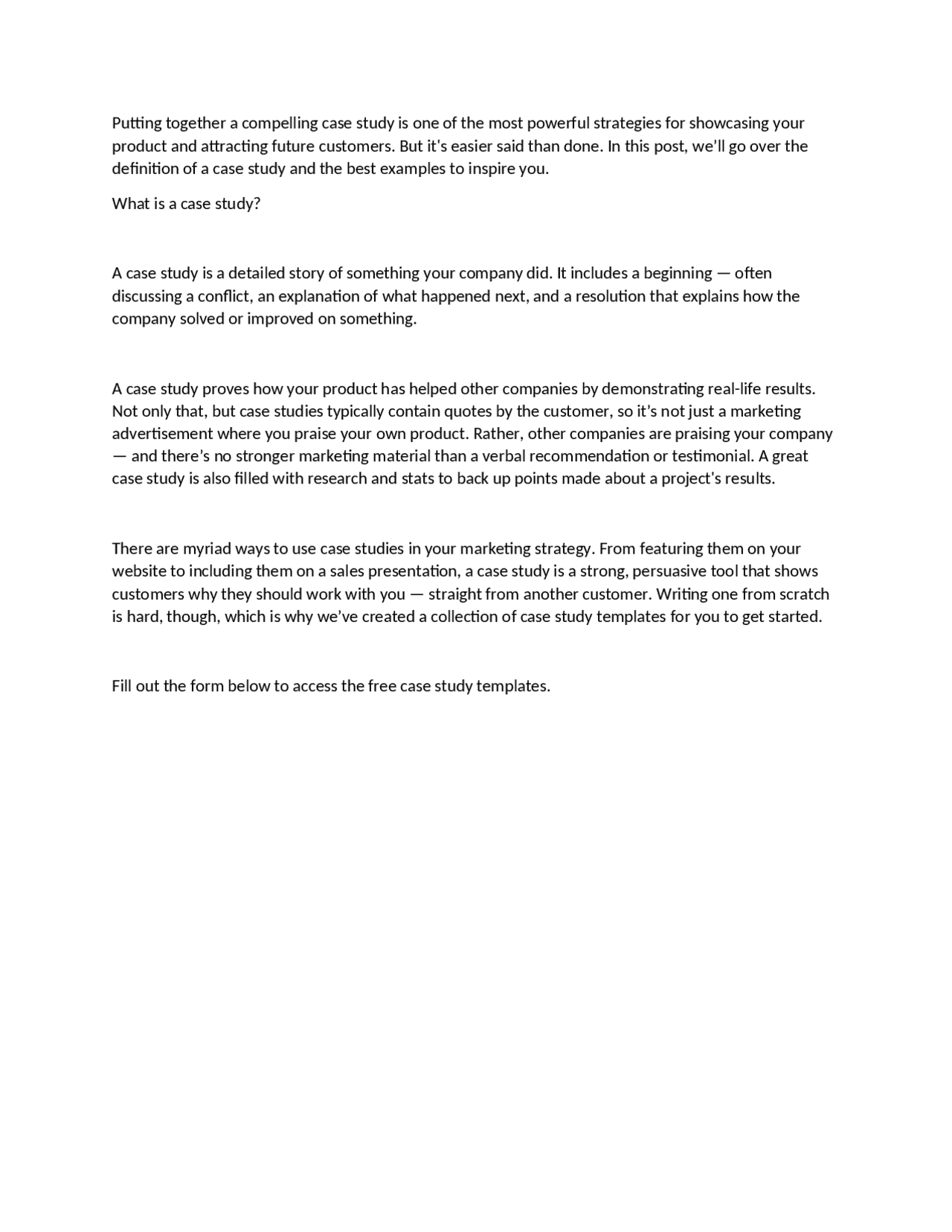 Creating Effective Case Studies: Definition, Examples, and Benefits ...