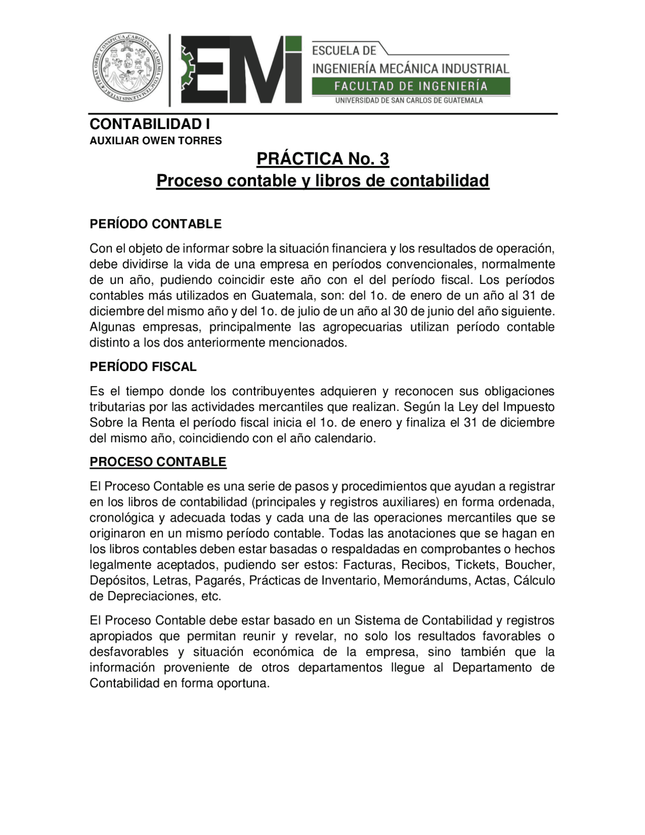 Practica 3 Contabilidad Exercises Of Accounting Docsity
