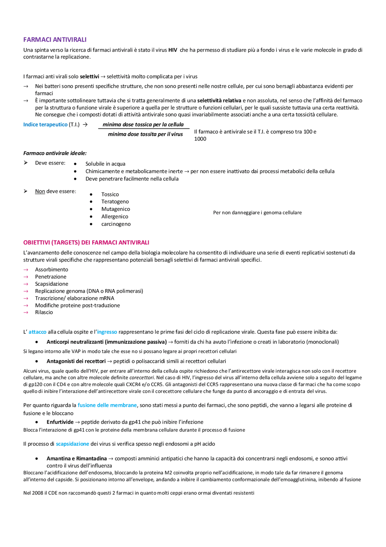 Appunti Di Virologia Docsity