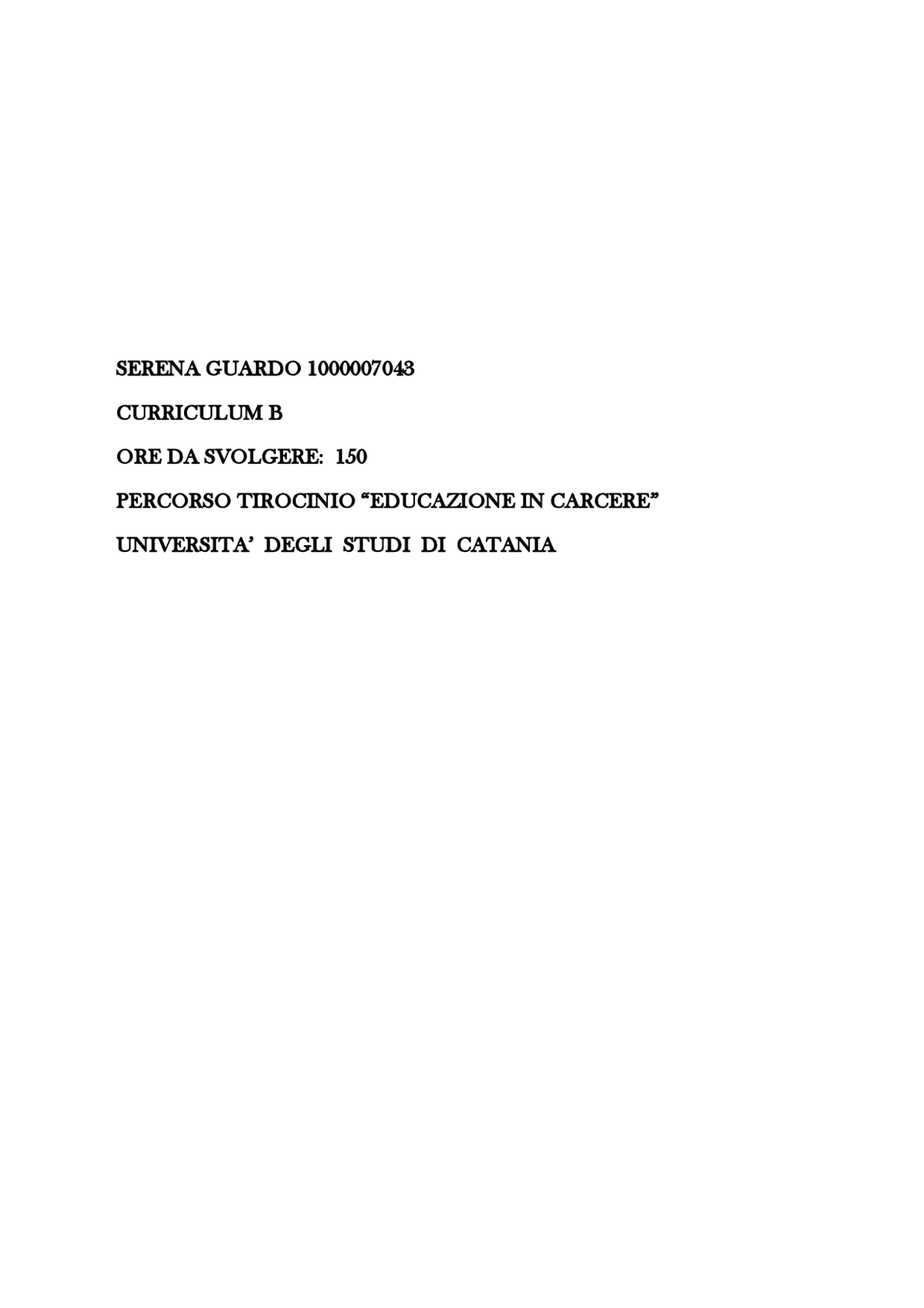 Educazione In Carcere Docsity