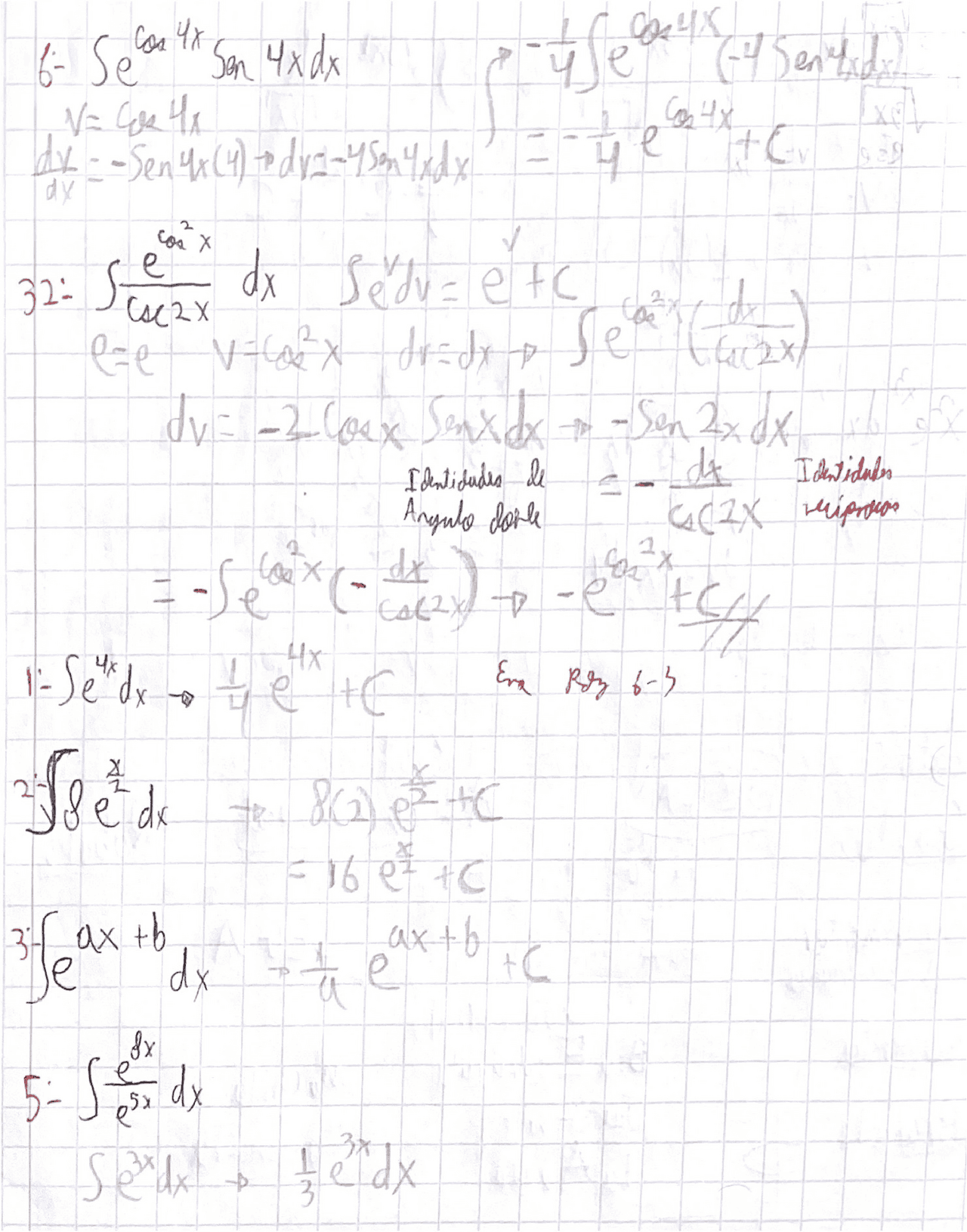 Integrales con número de Euler - Docsity