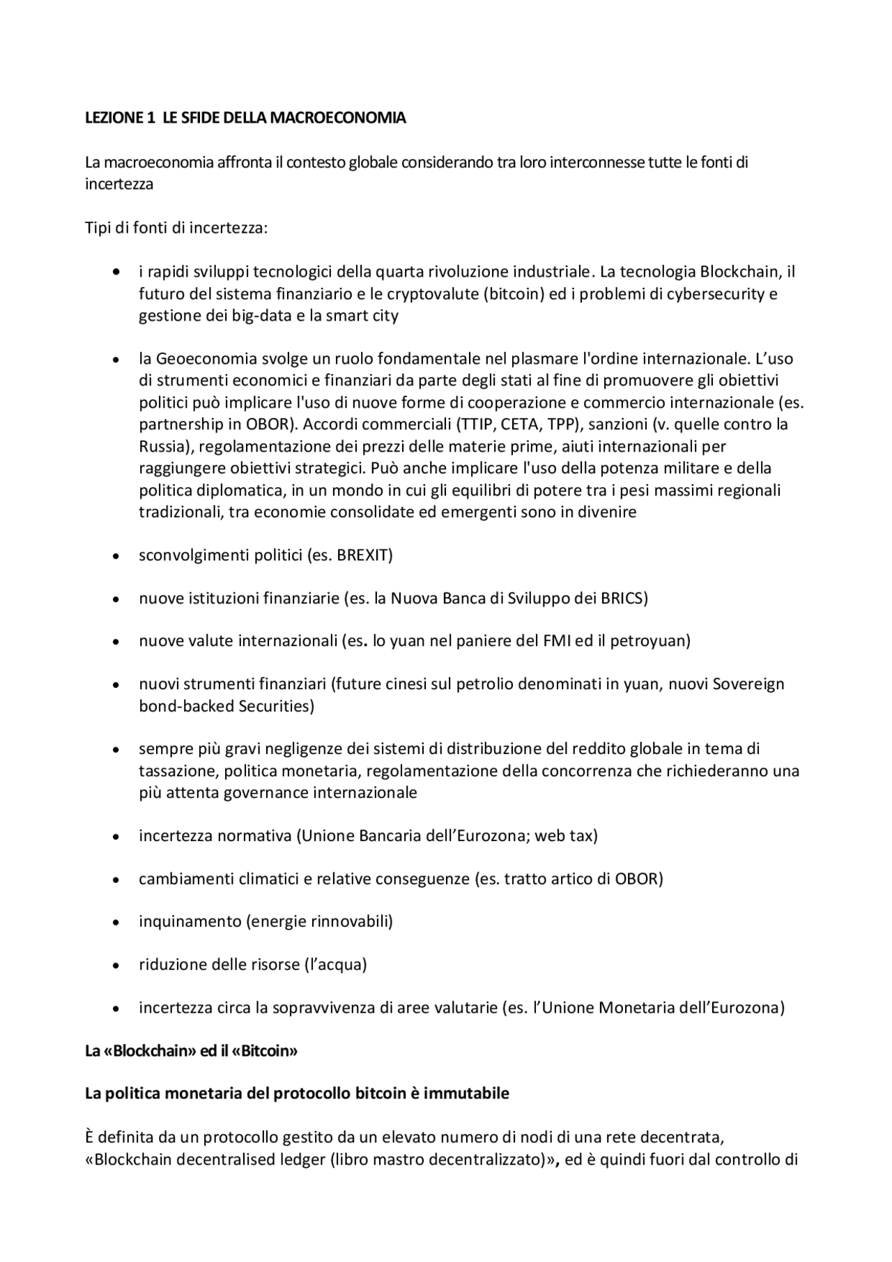 Macroeconomia Myfederico Docsity