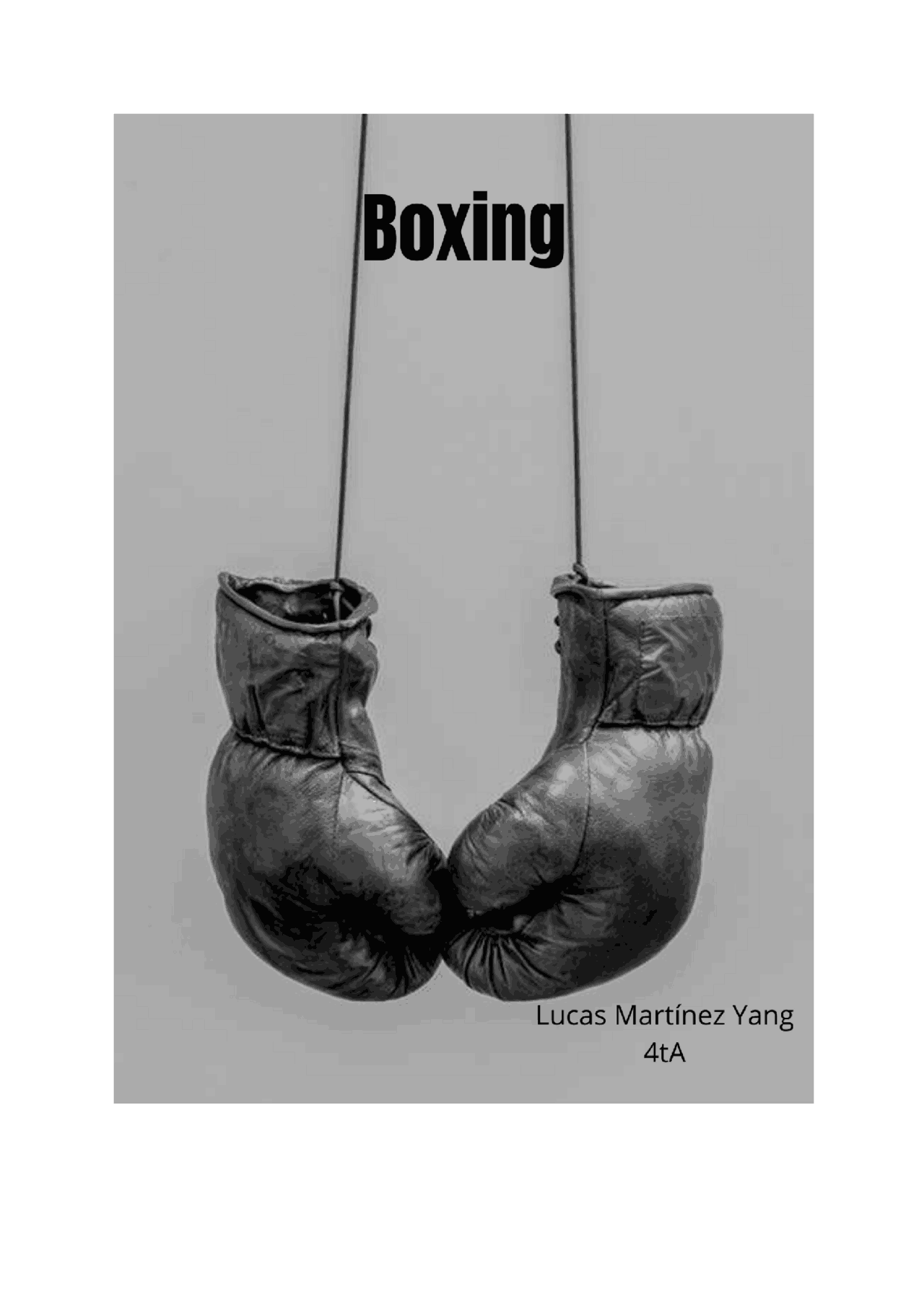 Boxing - Paper ingles - Docsity