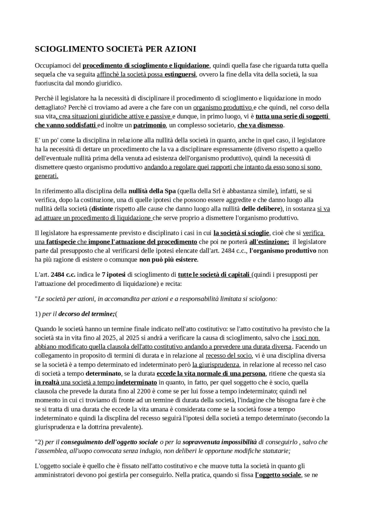 Riassunto 2° Modulo Senza Il Fallimento Docsity