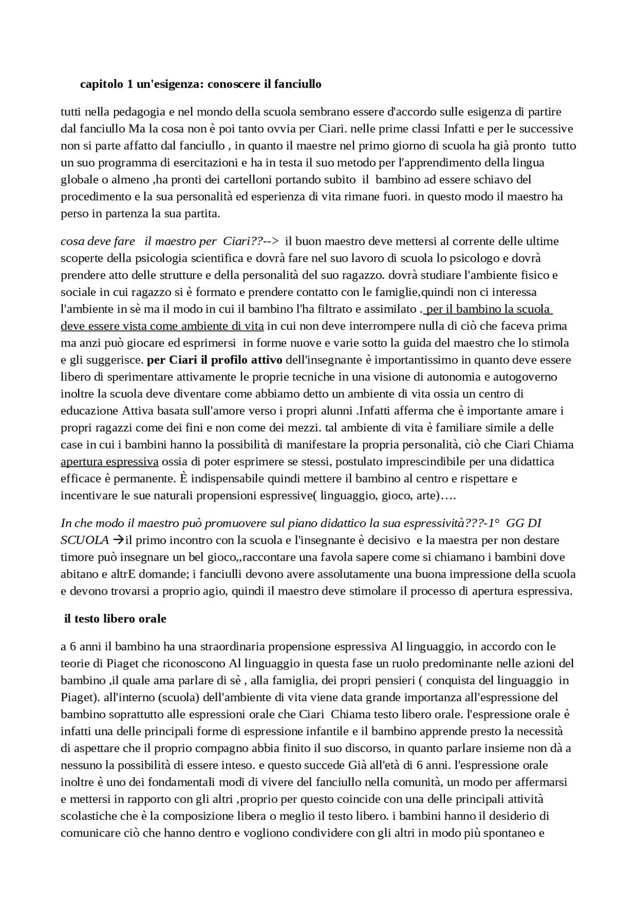 Le Nuove Tecniche Didattiche Capitolo 1 Docsity