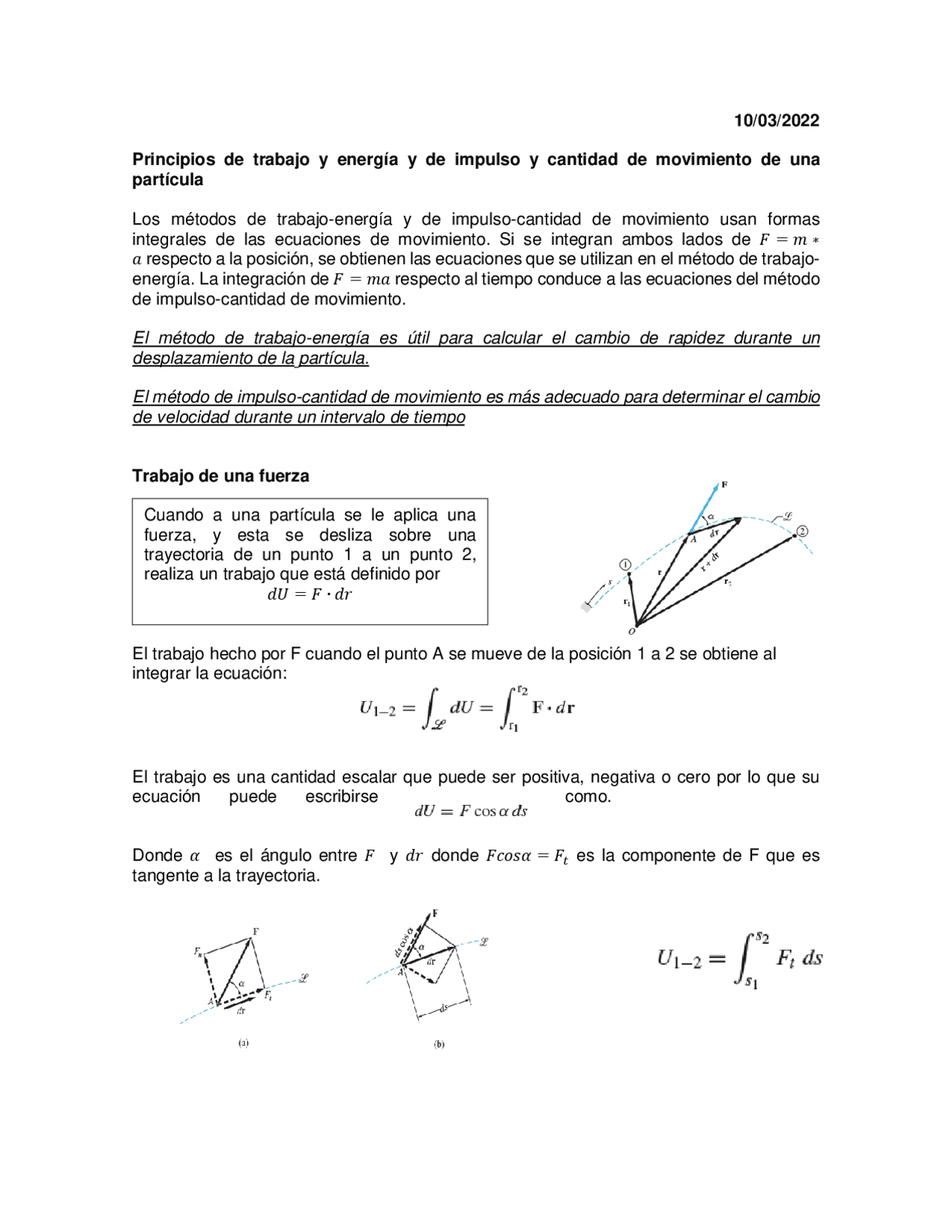 Ejercicios De Mecánica Ejercicios De Mecánica Docsity
