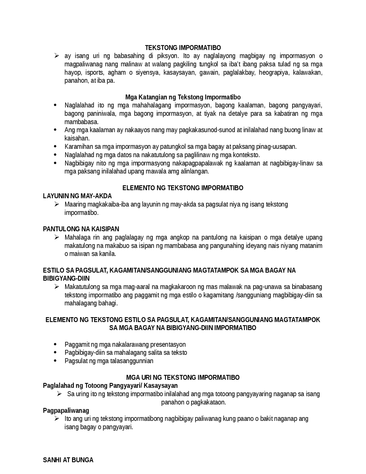 THE LECTURES IN ENGLISH LITERATURE - Docsity