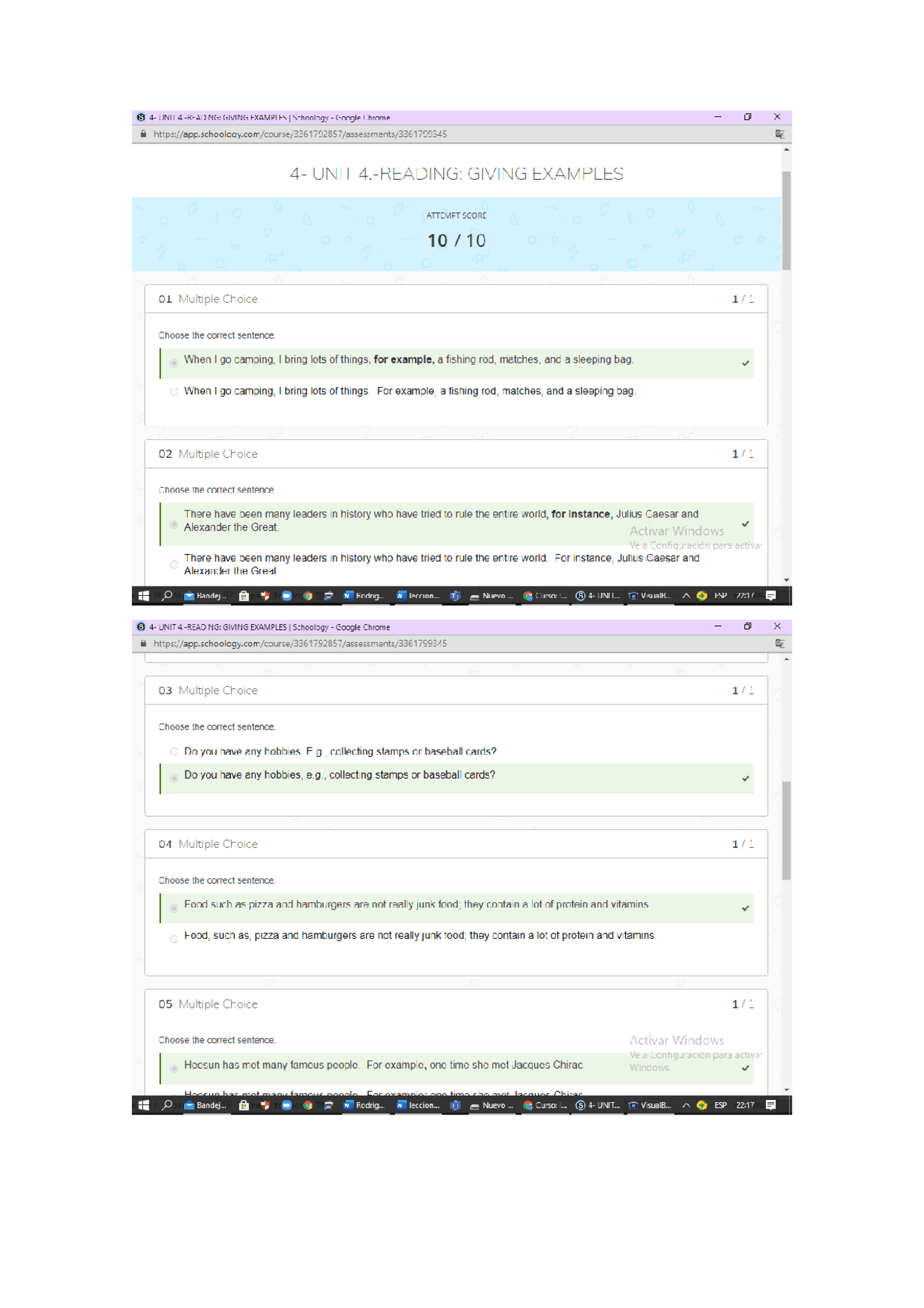 Lecciones De Ingles Docsity