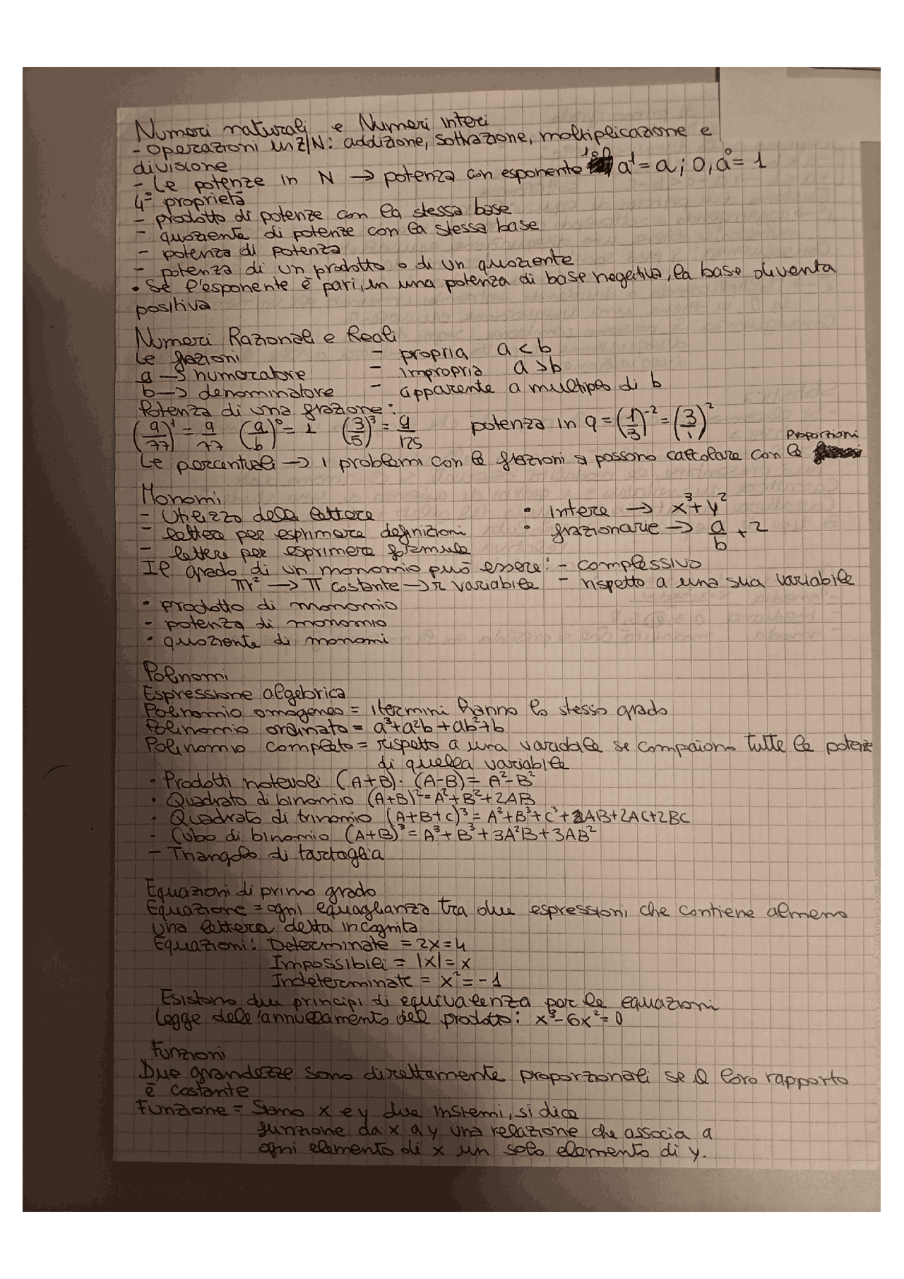 Elementi Base Di Matematica Docsity