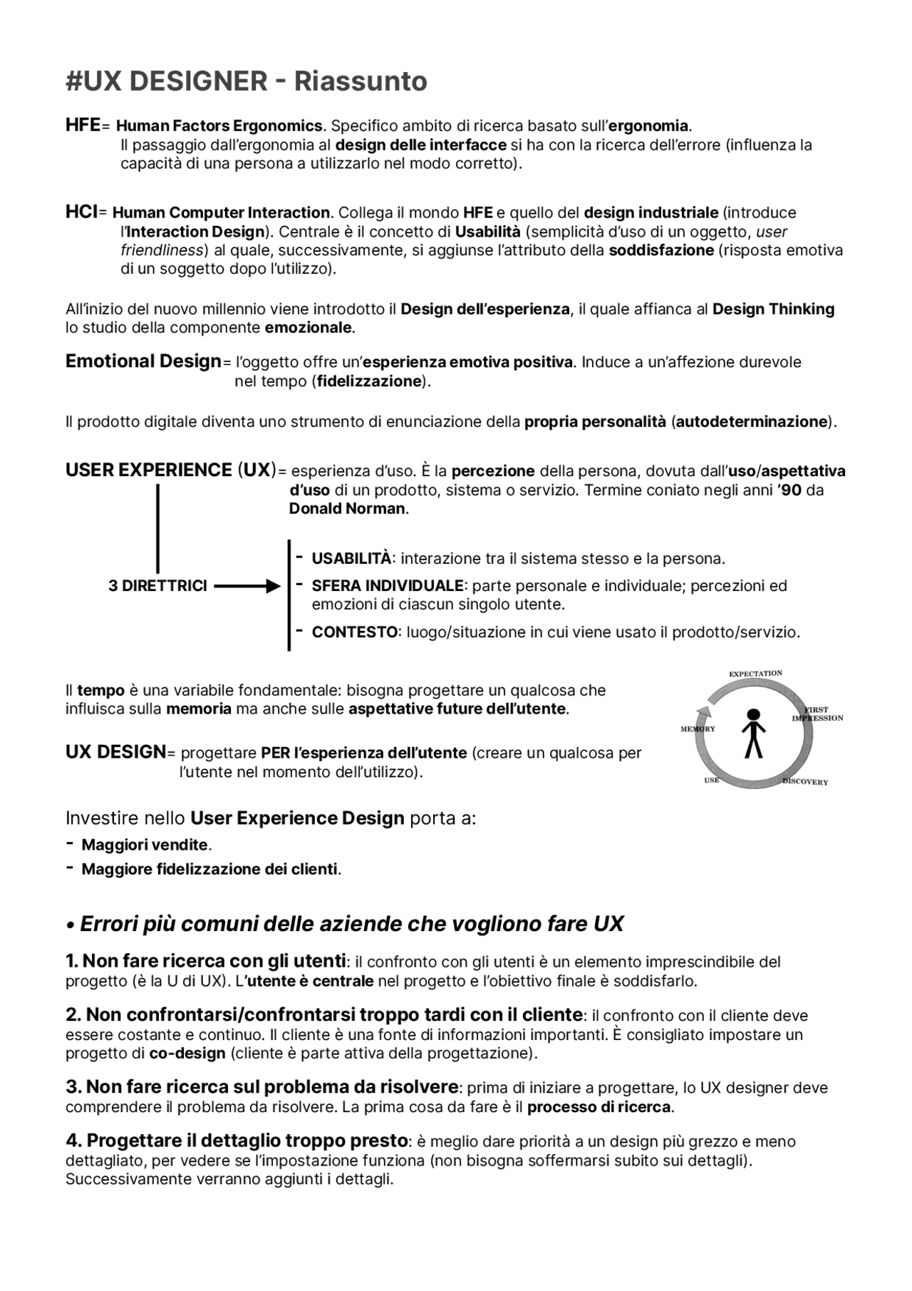 Libro Ux Designer Riassunto - Docsity