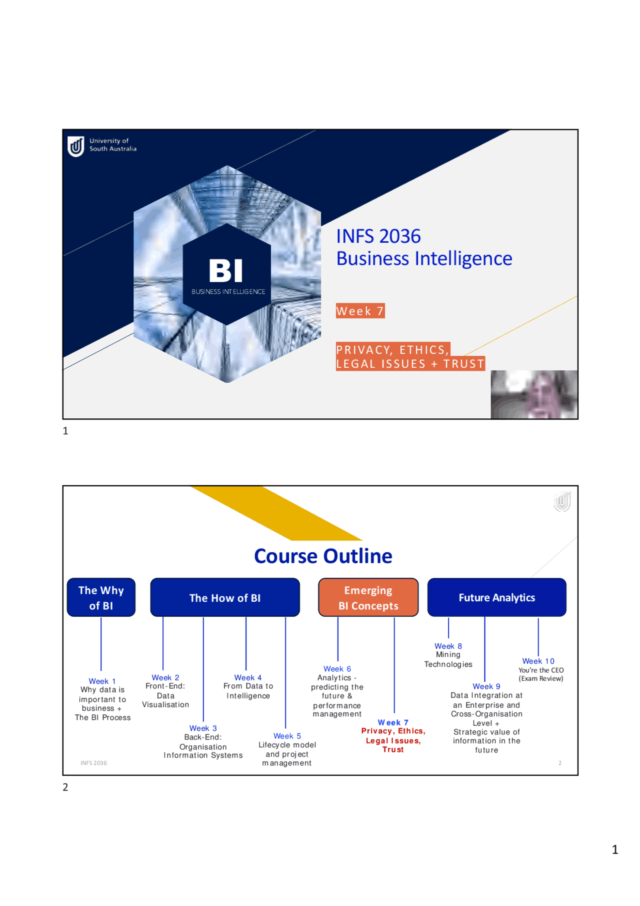 Business Intelligence Notes Docsity
