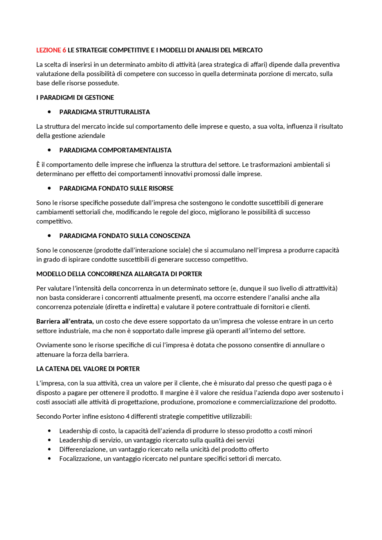 Riassunti Lezioni Egi 6 10 Docsity