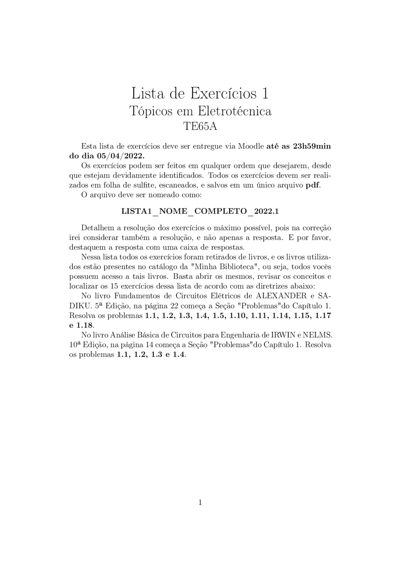 Calculo Lista De Exercicios Docsity