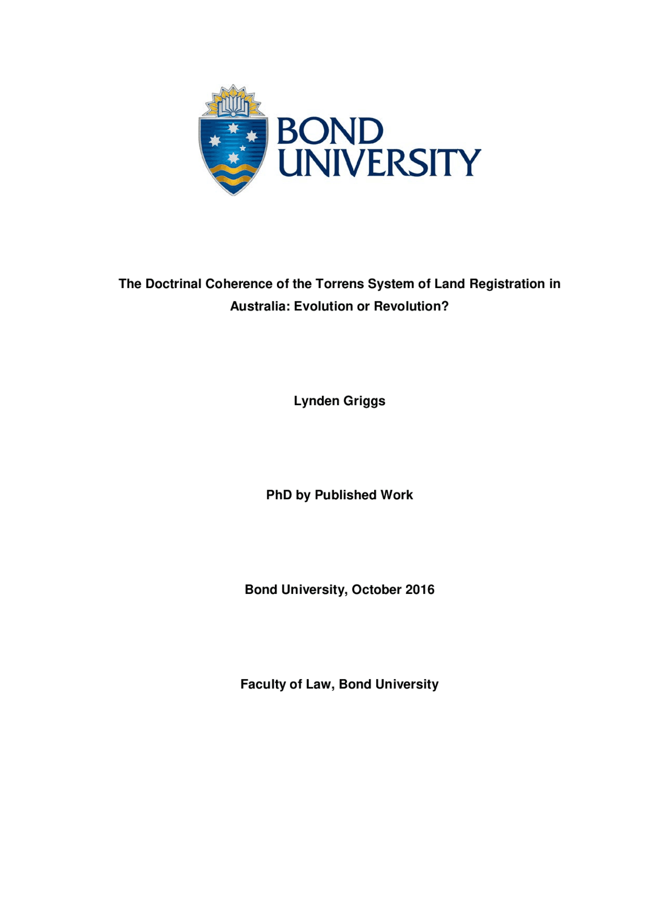 Land transactions torrens system - Docsity