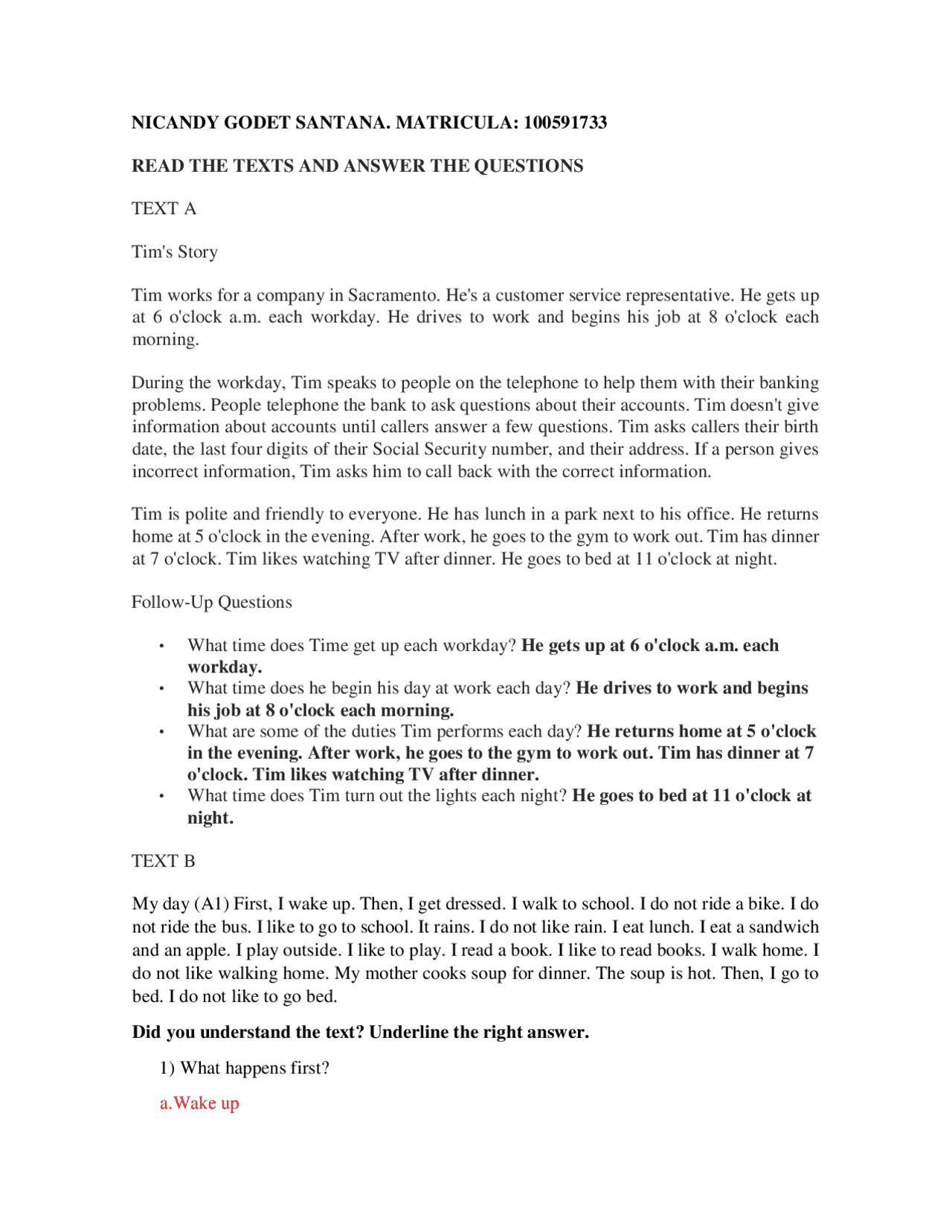Activities Of Unit 2 Docsity