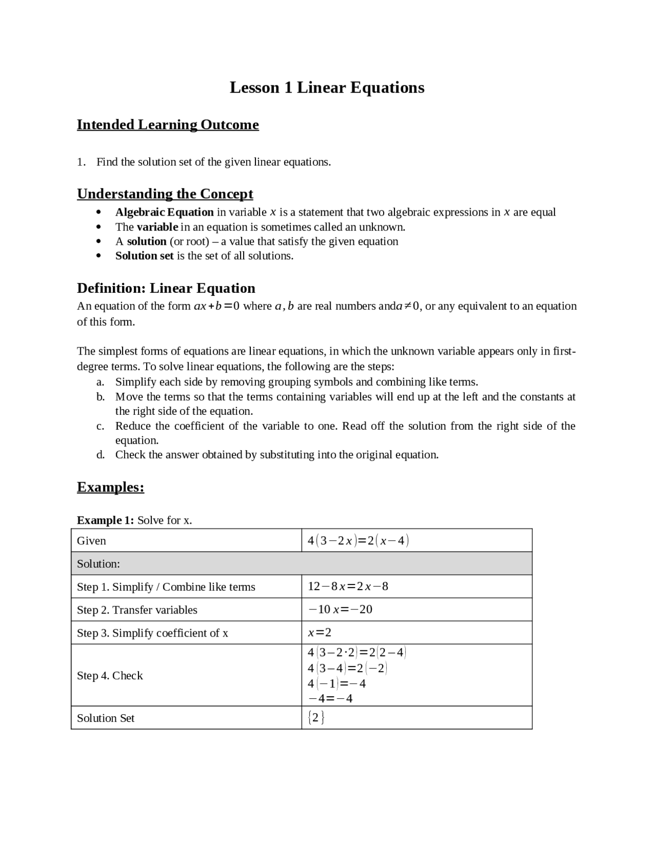 Math lecture notes sbout math - Docsity