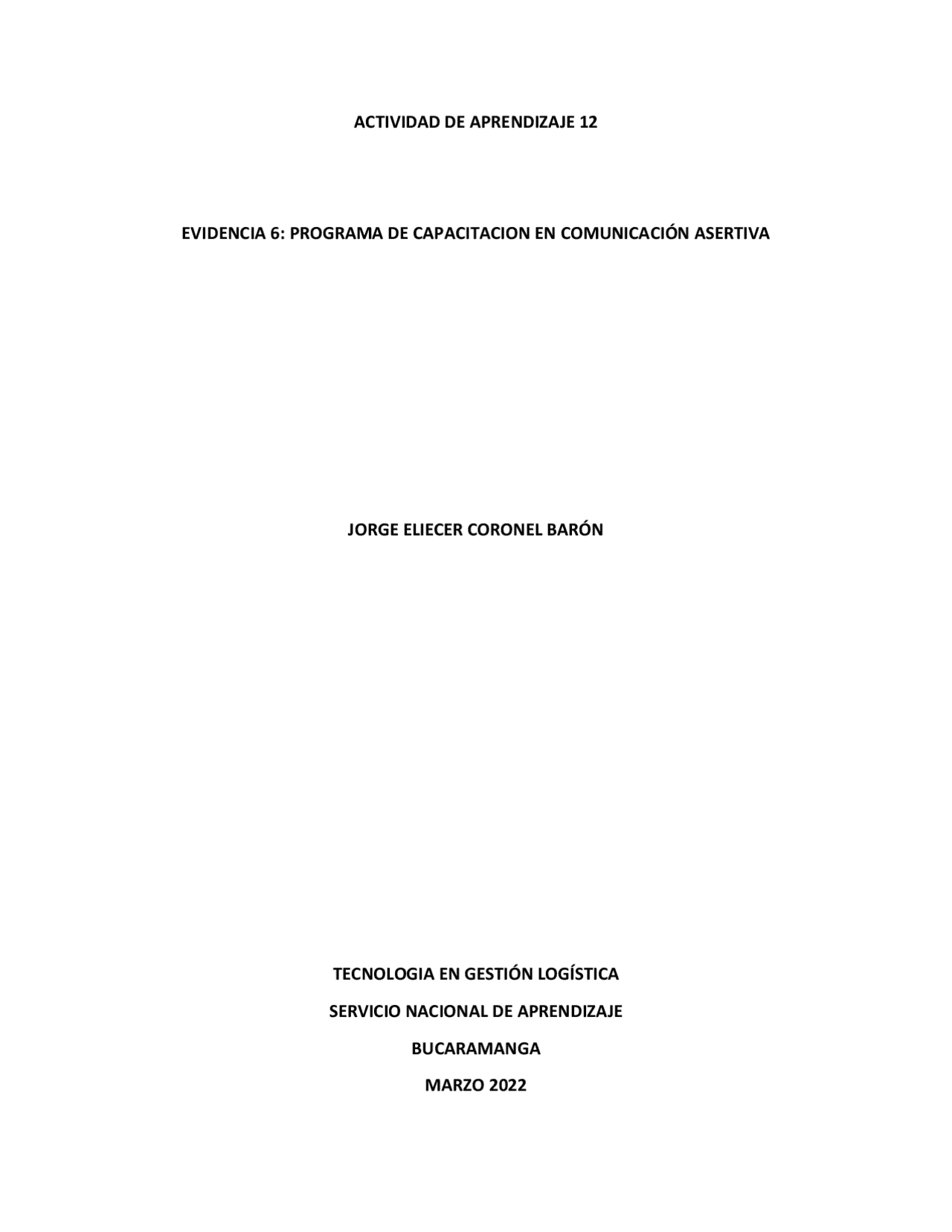Actividad De Aprendizaje 12 Evidencia 6 Ejercicios De Logística Docsity